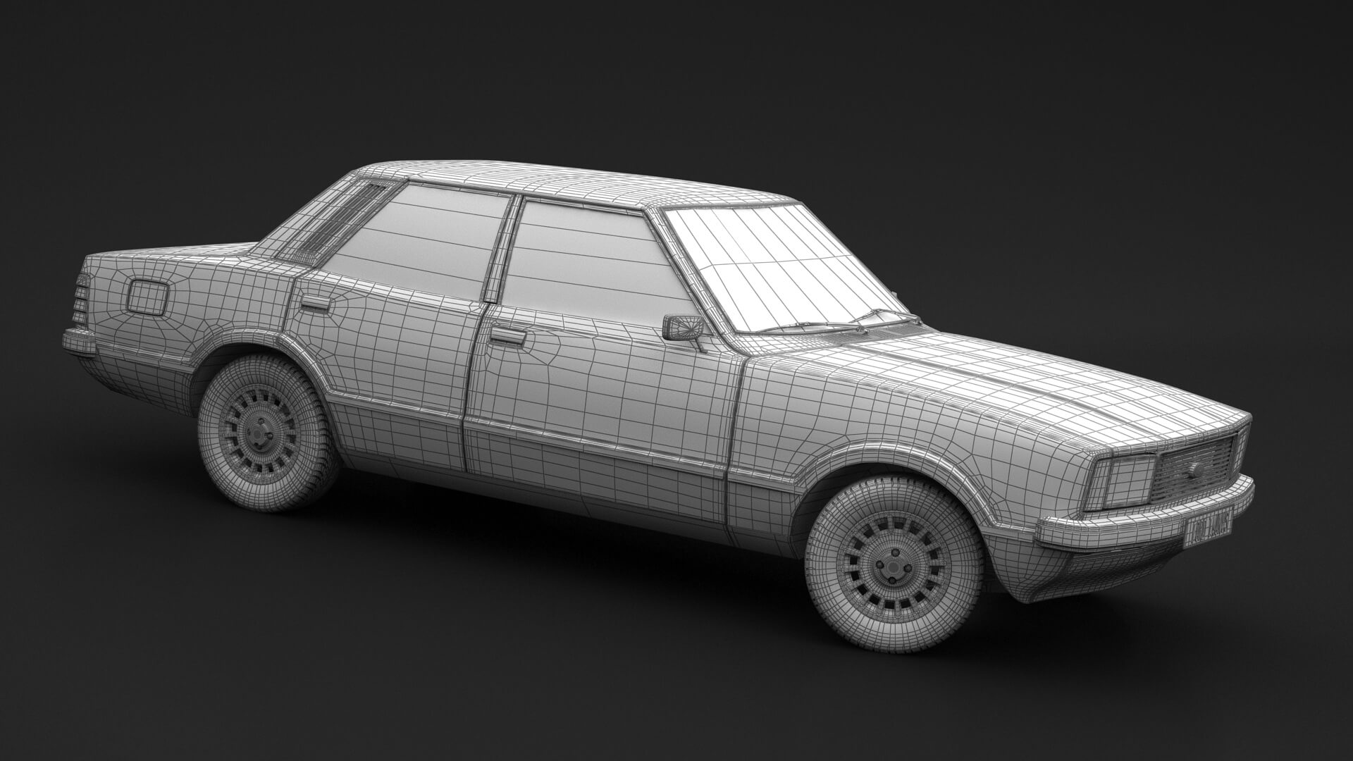 Ford Taunus TC2 1978 - 3D Model by Carmodels3D