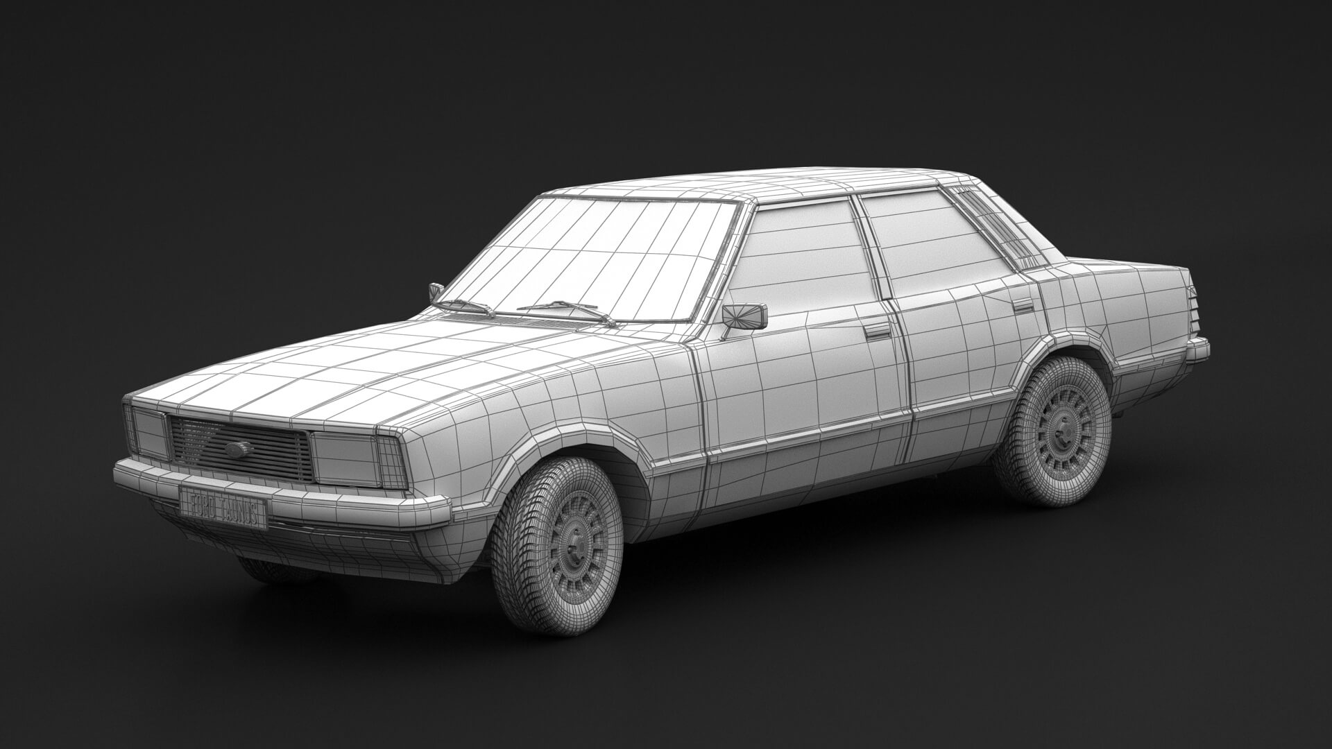 Ford Taunus TC2 1978 - 3D Model by Carmodels3D