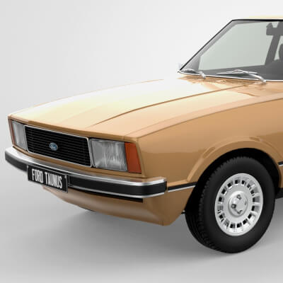 Ford Taunus TC2 1978 - 3D Model by Carmodels3D