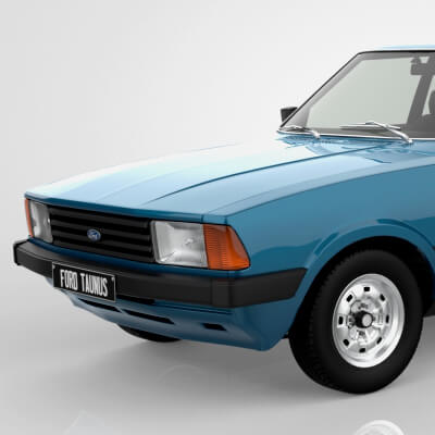 Ford Taunus TC3 1980 - 3D Model by Carmodels3D