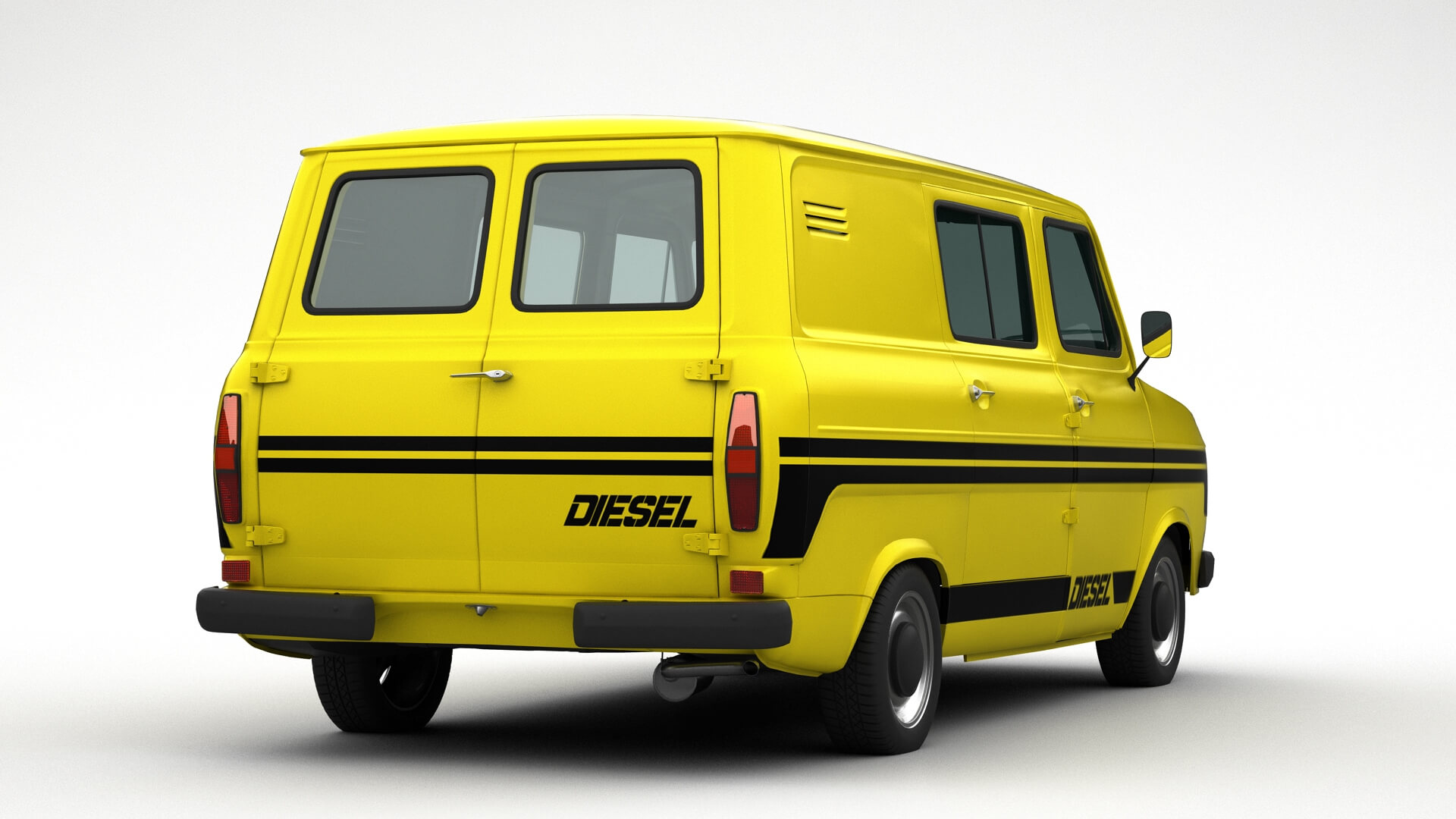 Ford Transit MK2 1980 - 3D Model by Carmodels3D