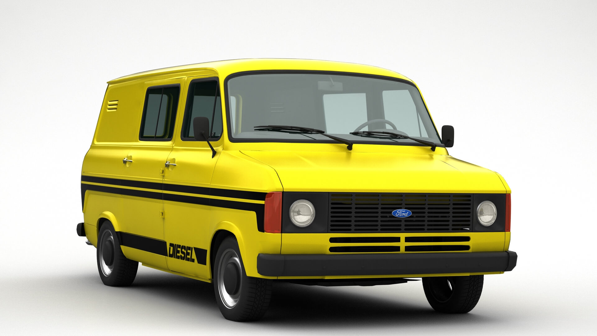 Ford Transit MK2 1980 - 3D Model by Carmodels3D