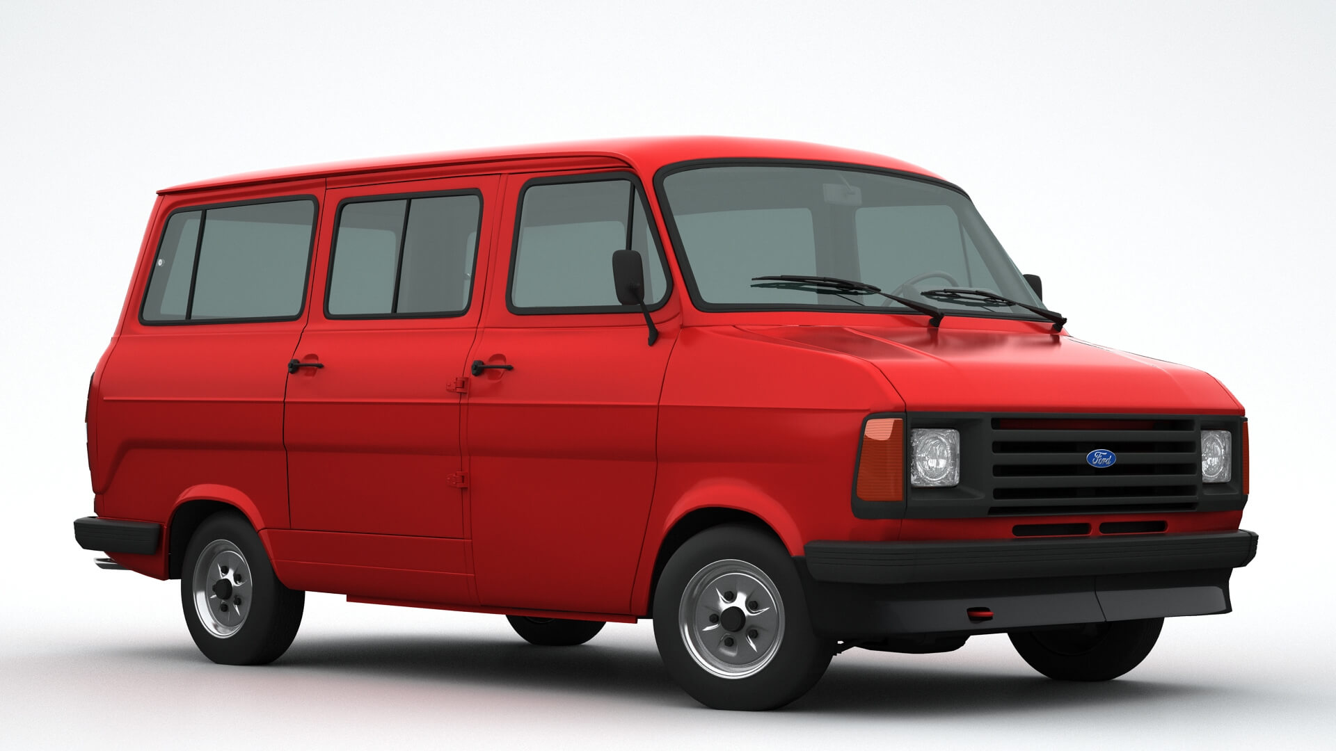 Ford Transit MK2 80S - 3D Model by Carmodels3D