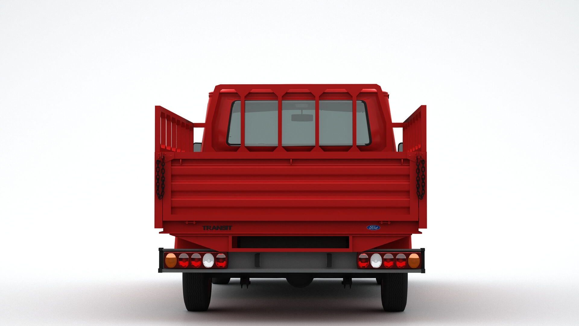 Ford Transit MK2 Pick-Up 3D Model by Carmodels3D