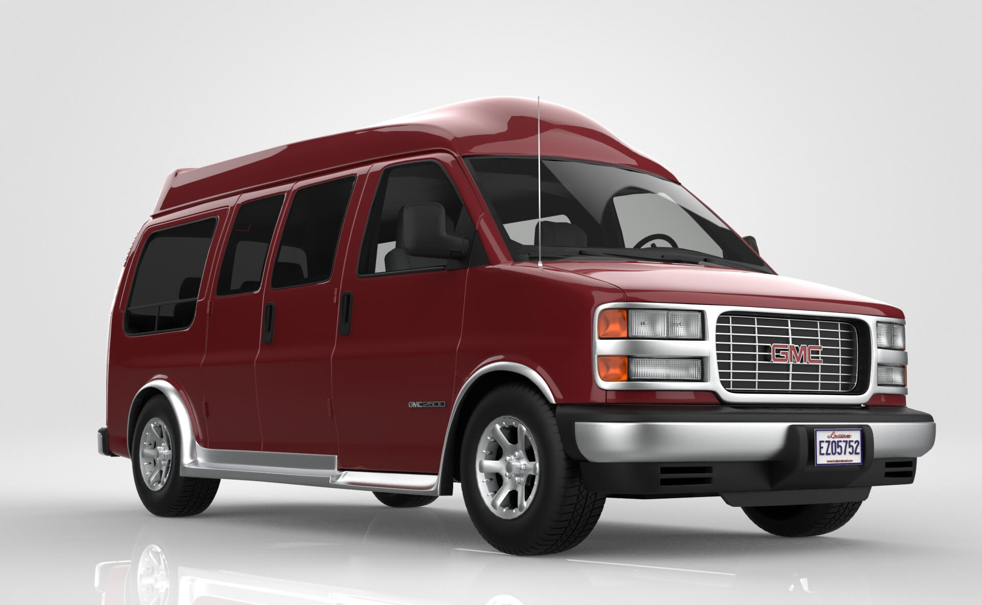 GMC Savana Conversion Van 1997 - 3D Model by Carmodels3D