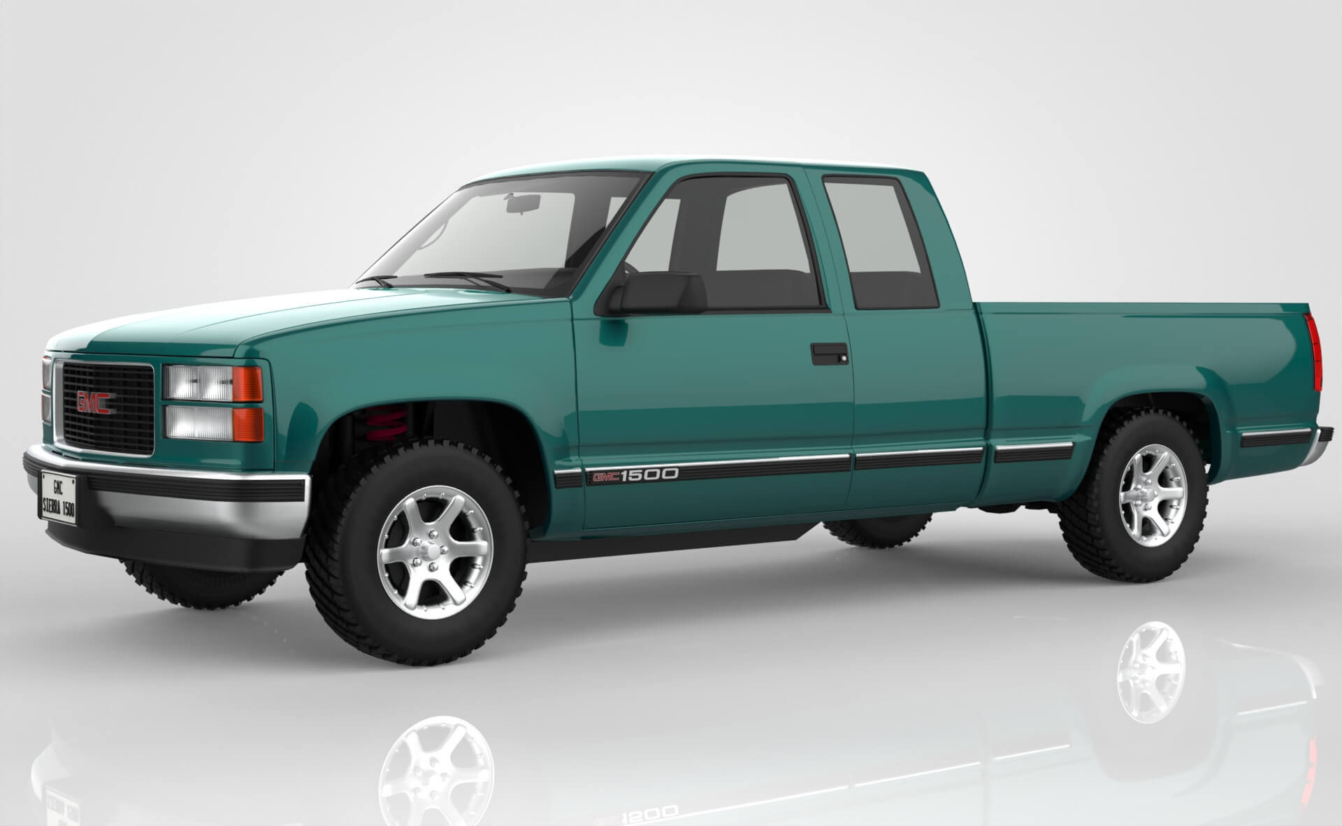 GMC Sierra 1500 1995 - 3D Model by Carmodels3D