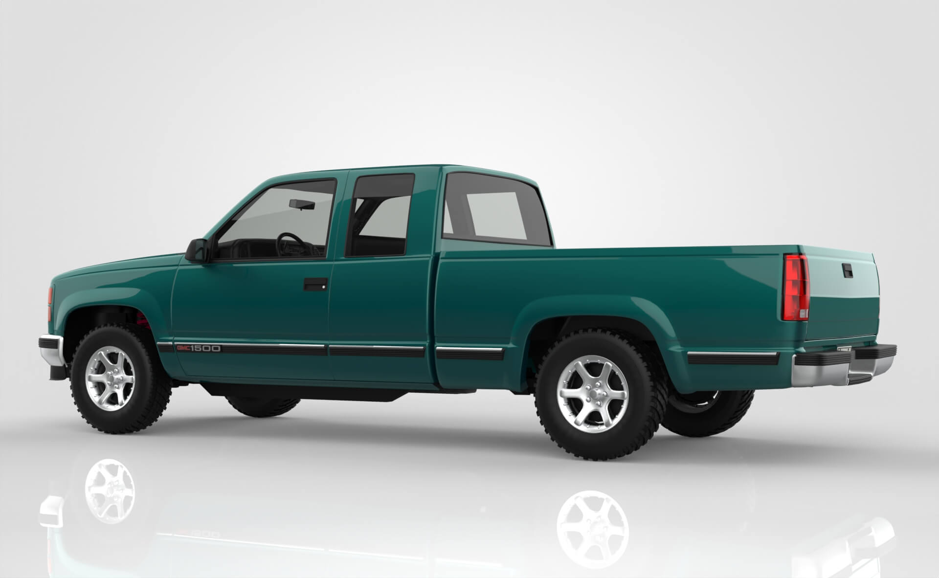 GMC Sierra 1500 1995 - 3D Model by Carmodels3D