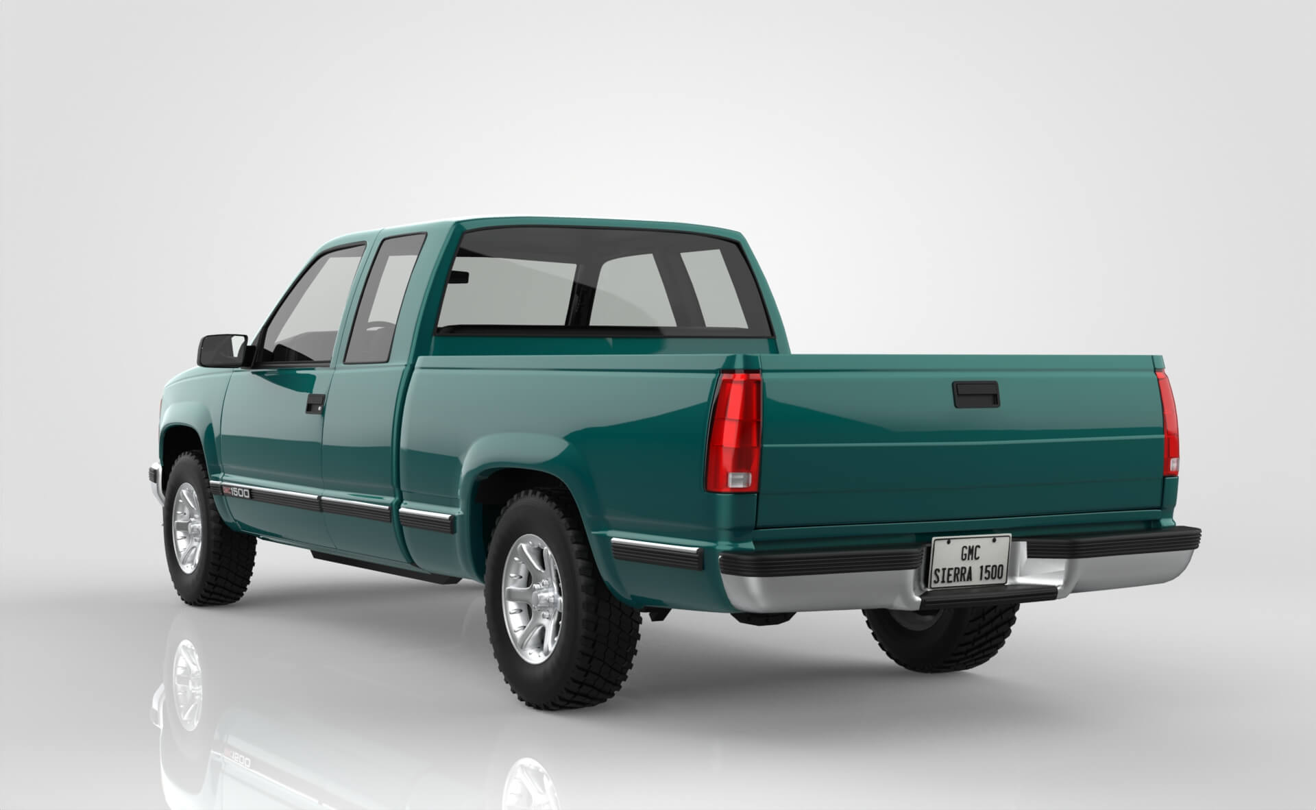 GMC Sierra 1500 1995 - 3D Model by Carmodels3D