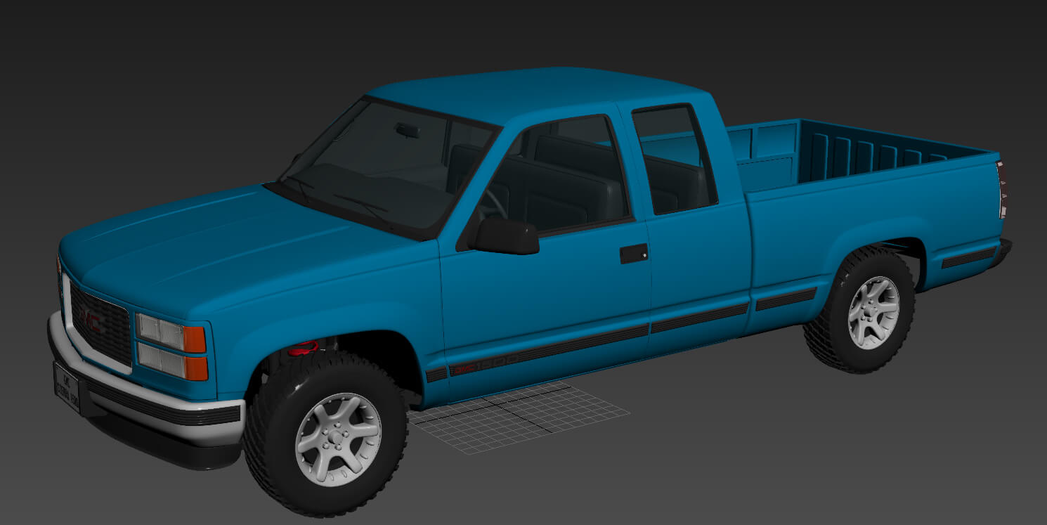 GMC Sierra 1500 1995 - 3D Model by Carmodels3D