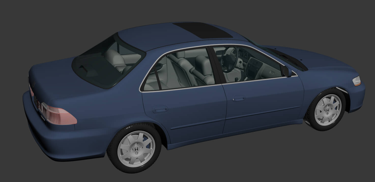 Honda Accord CG1 - 3D Model by Carmodels3D