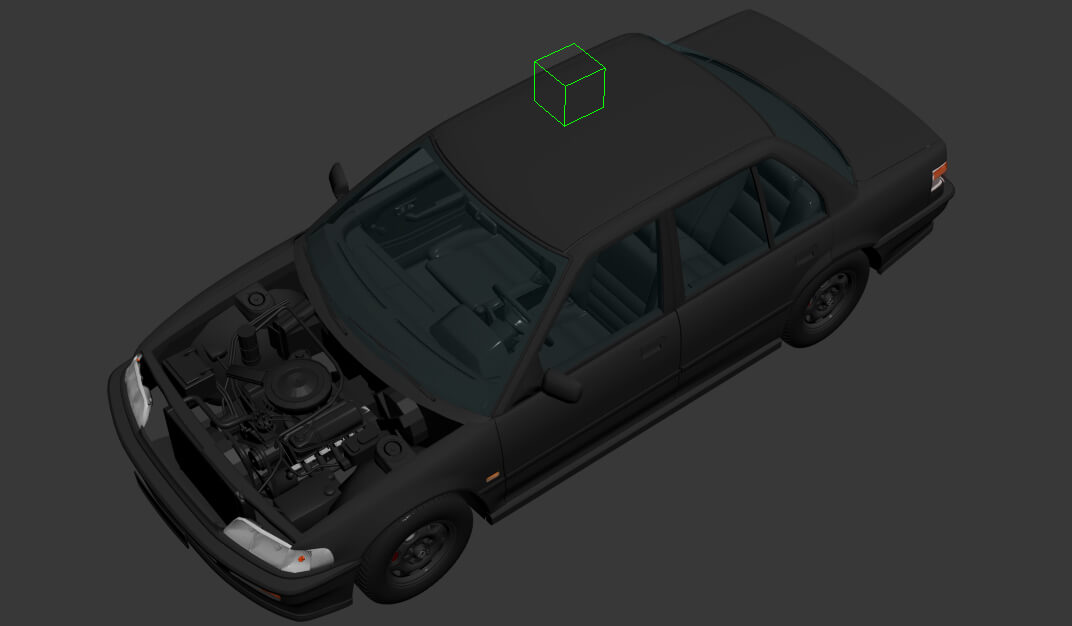 Honda Civic Ef Sedan 1990 - 3D Model by Carmodels3D