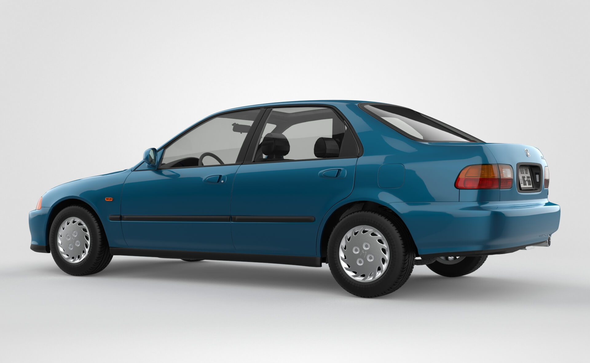Honda Civic Eg Sedan 1993 - 3D Model by Carmodels3D