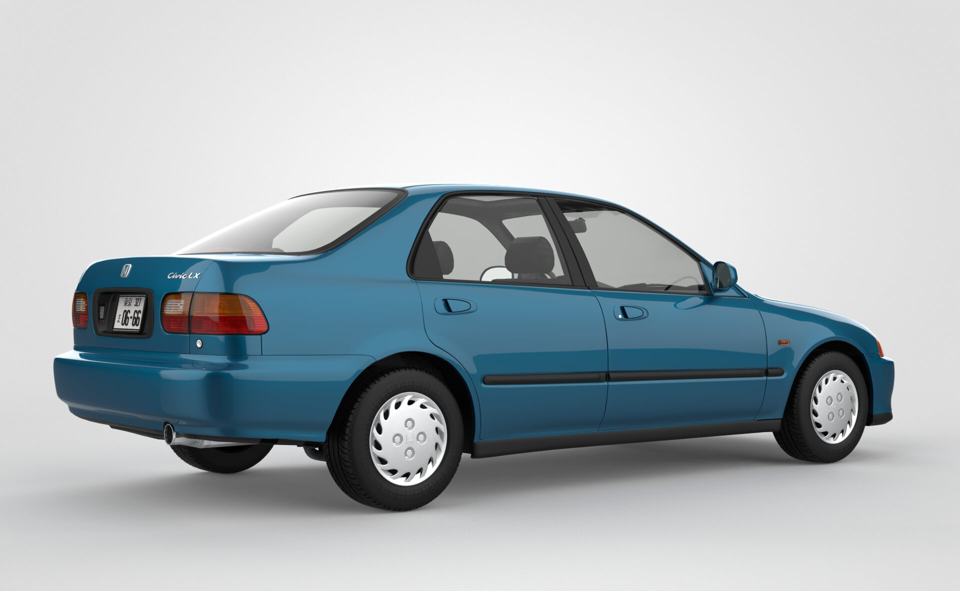 Honda Civic Eg Sedan 1993 - 3D Model by Carmodels3D