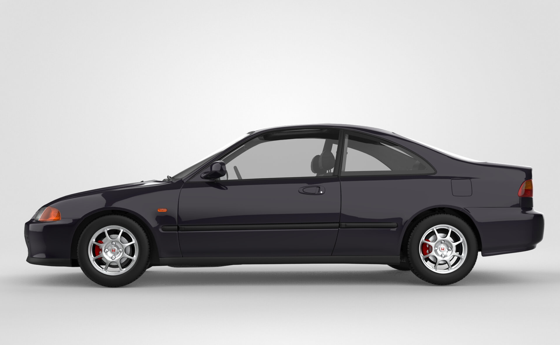 Honda Civic EJ1 Coupe - 3D Model by Carmodels3D