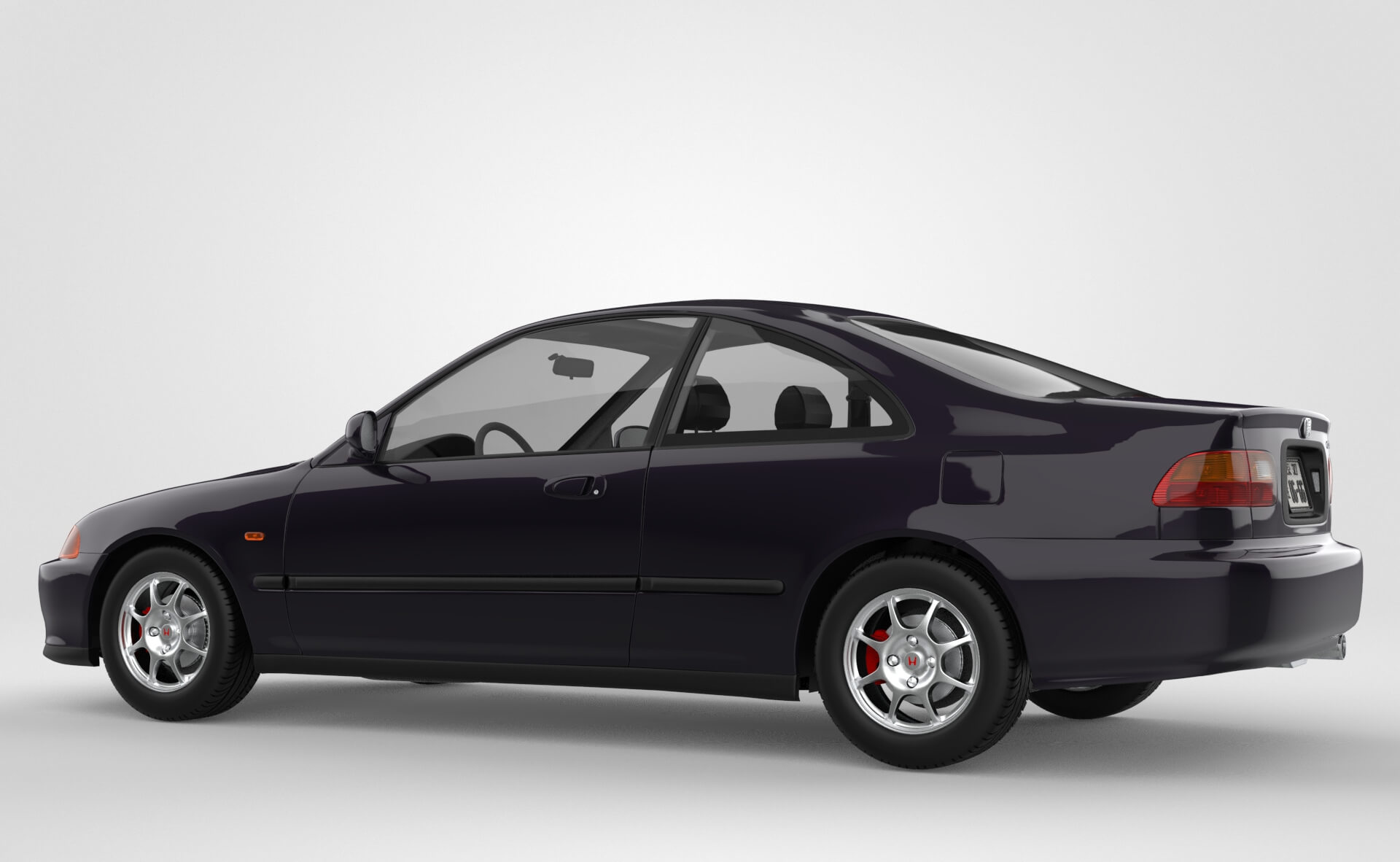 Honda Civic EJ1 Coupe - 3D Model by Carmodels3D
