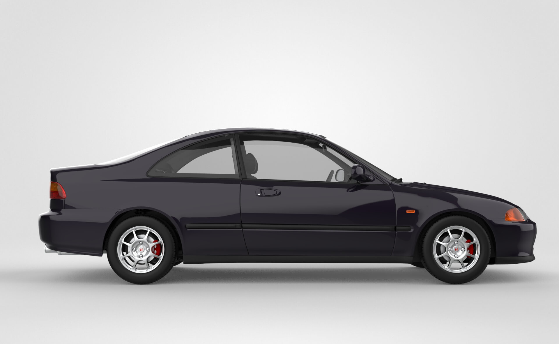 Honda Civic EJ1 Coupe - 3D Model by Carmodels3D