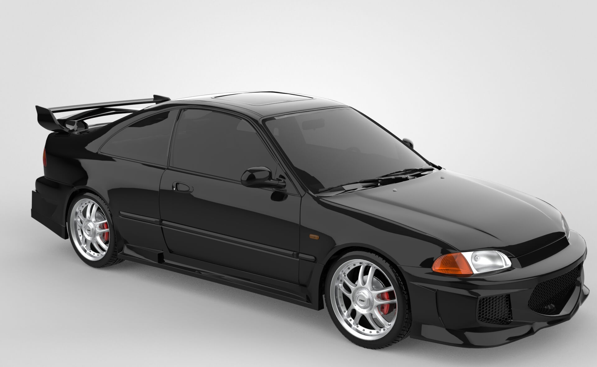 Honda Civic EJ1 Coupe - The Fast and The Furious 3D Model by Carmodels3D