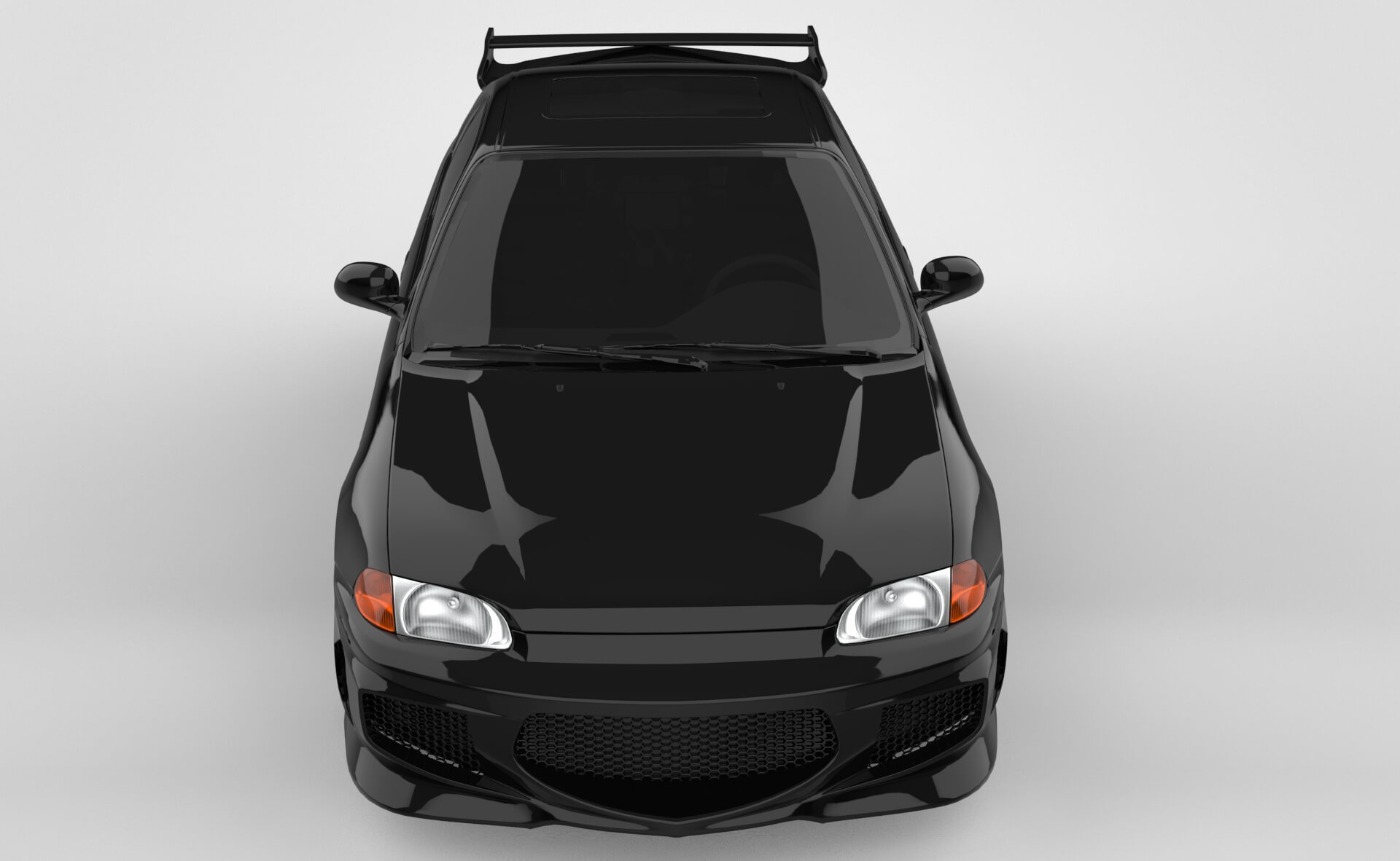 Honda Civic EJ1 Coupe - The Fast and The Furious 3D Model by Carmodels3D