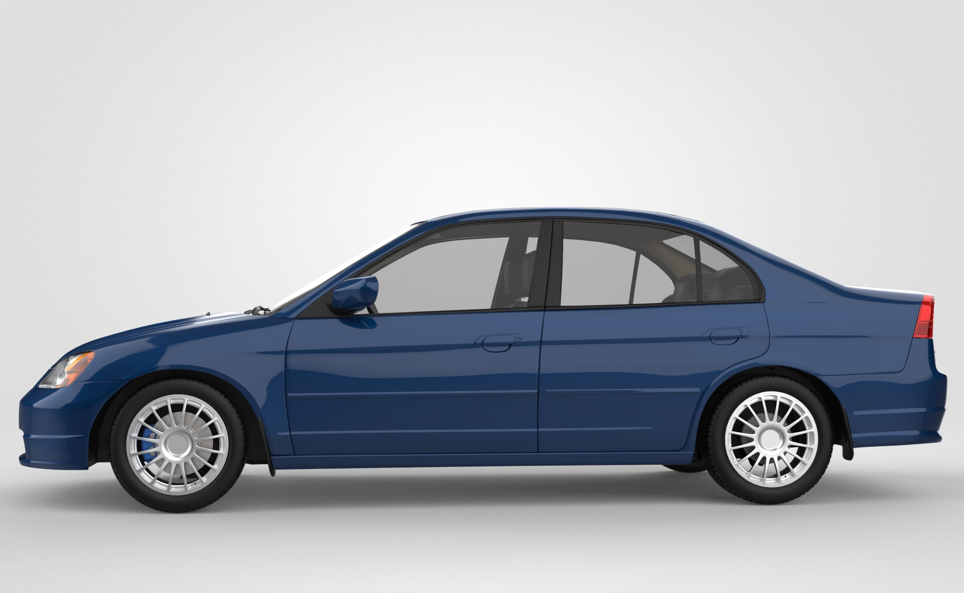Honda Civic Vtec - 3D Model by Carmodels3D