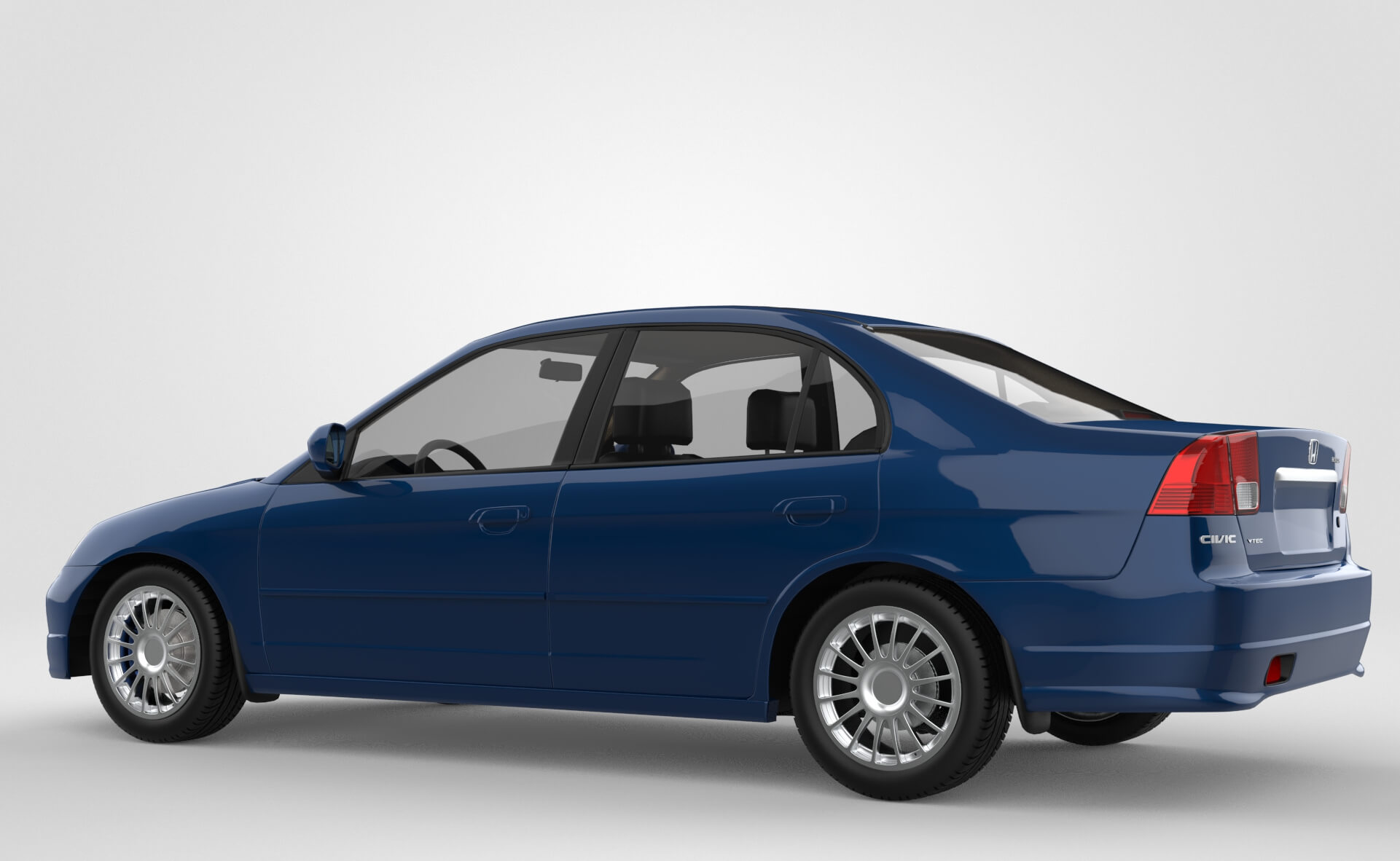 Honda Civic Vtec - 3D Model by Carmodels3D