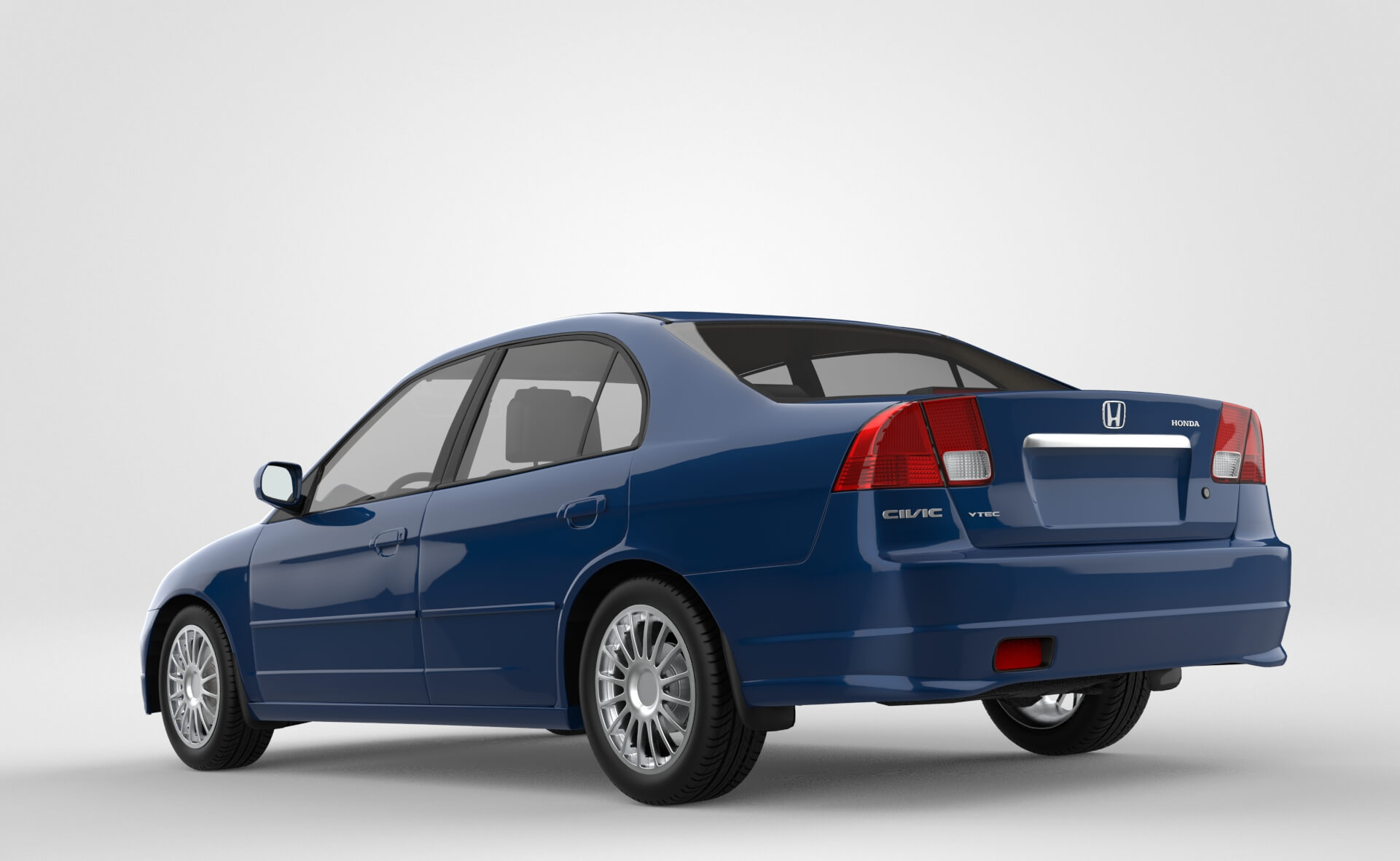 Honda Civic Vtec - 3D Model by Carmodels3D