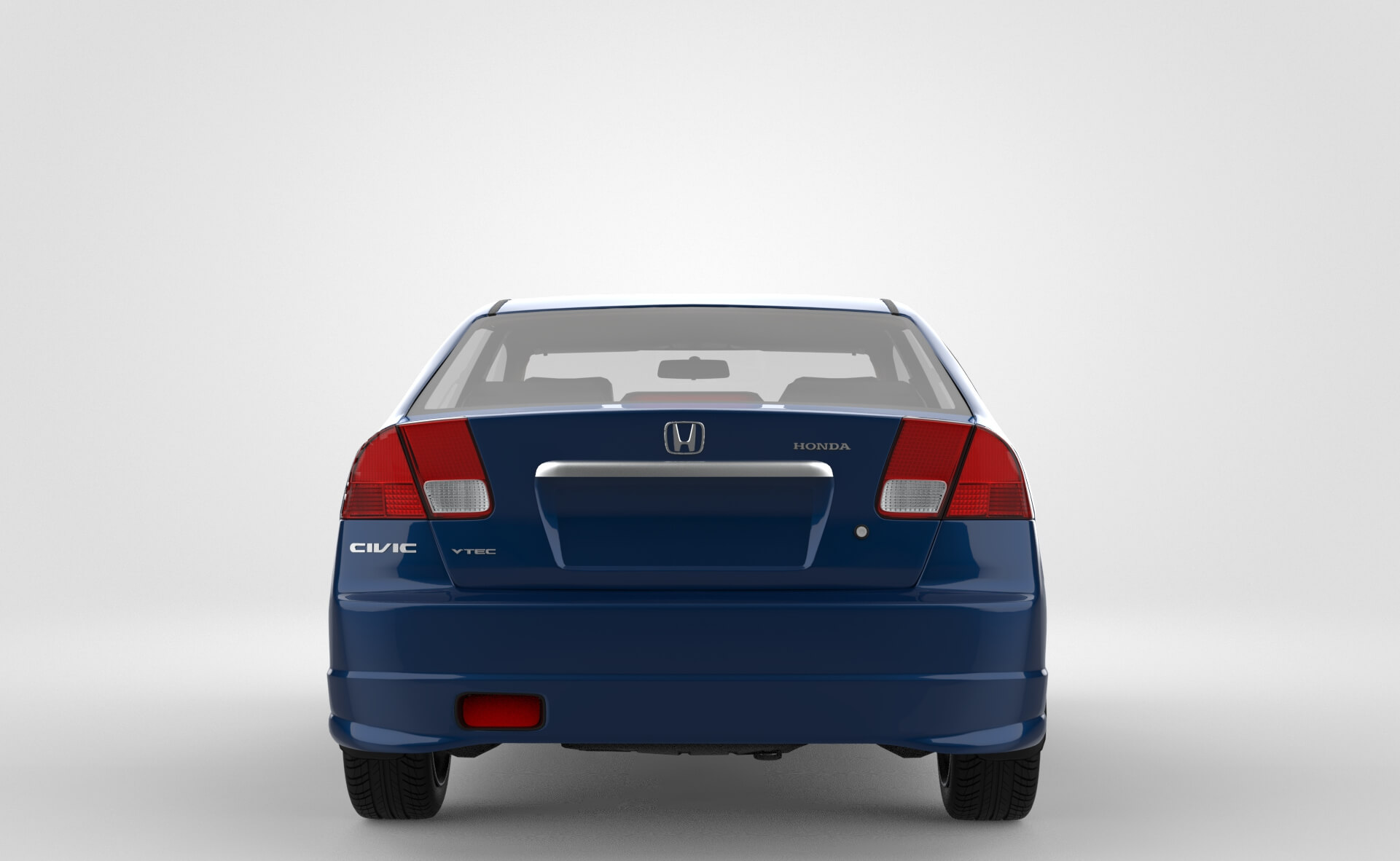 Honda Civic Vtec - 3D Model by Carmodels3D
