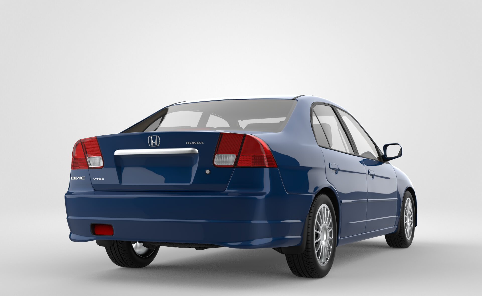 Honda Civic Vtec - 3D Model by Carmodels3D