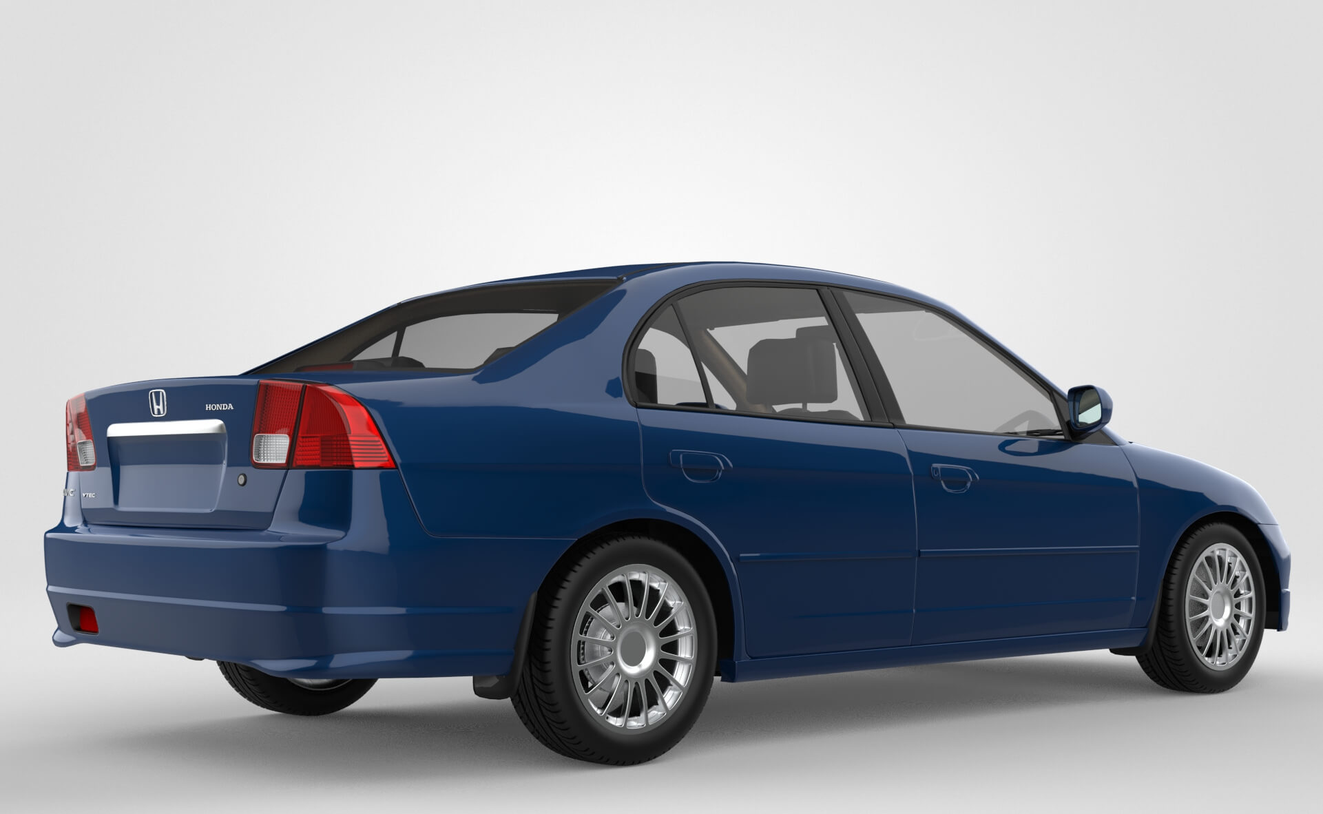 Honda Civic Vtec - 3D Model by Carmodels3D