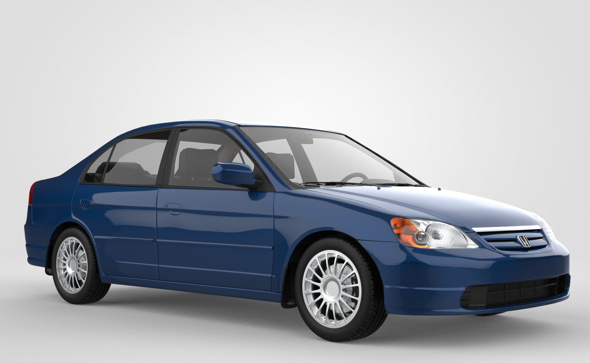 Honda Civic Vtec - 3D Model by Carmodels3D