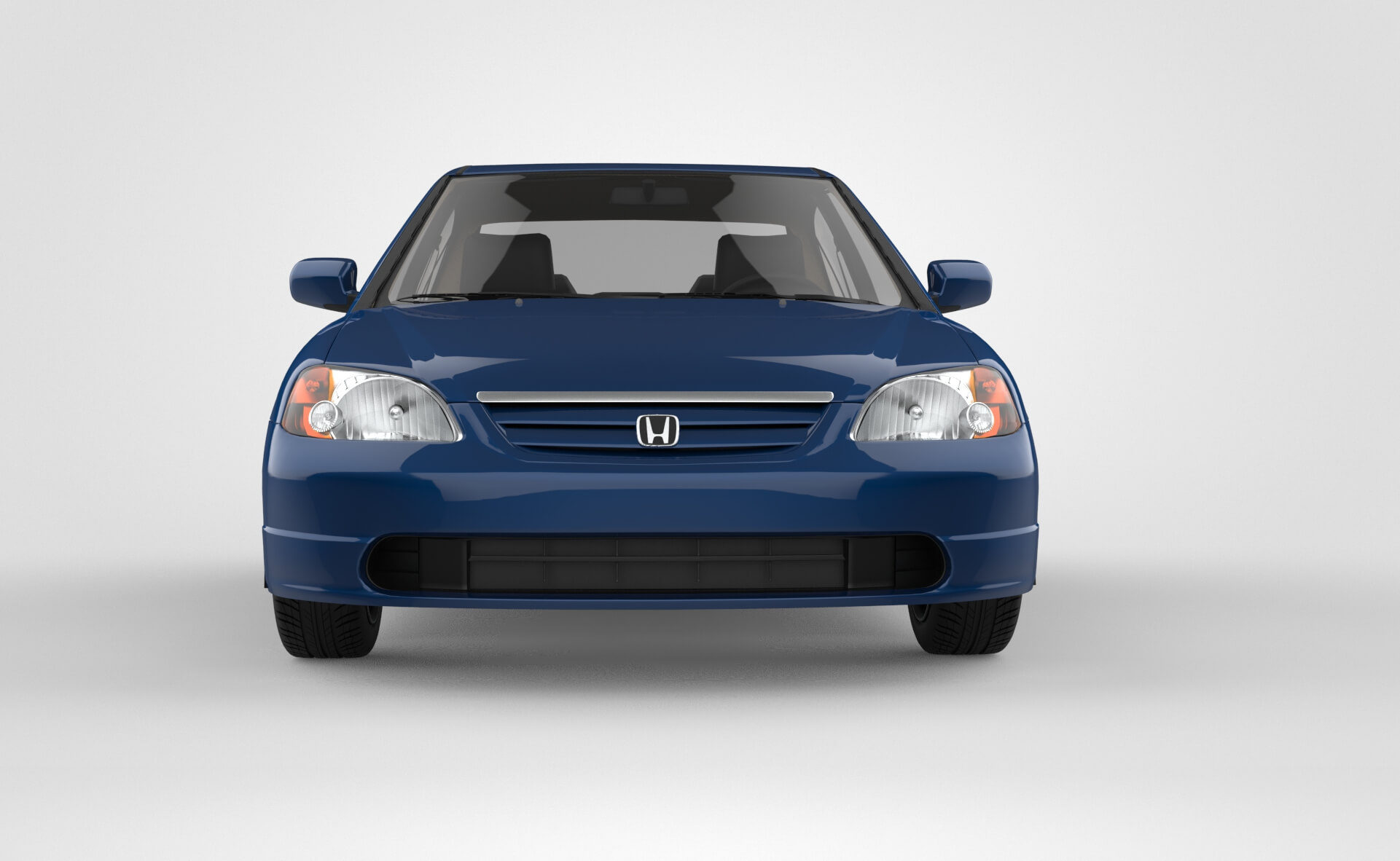 Honda Civic Vtec - 3D Model by Carmodels3D
