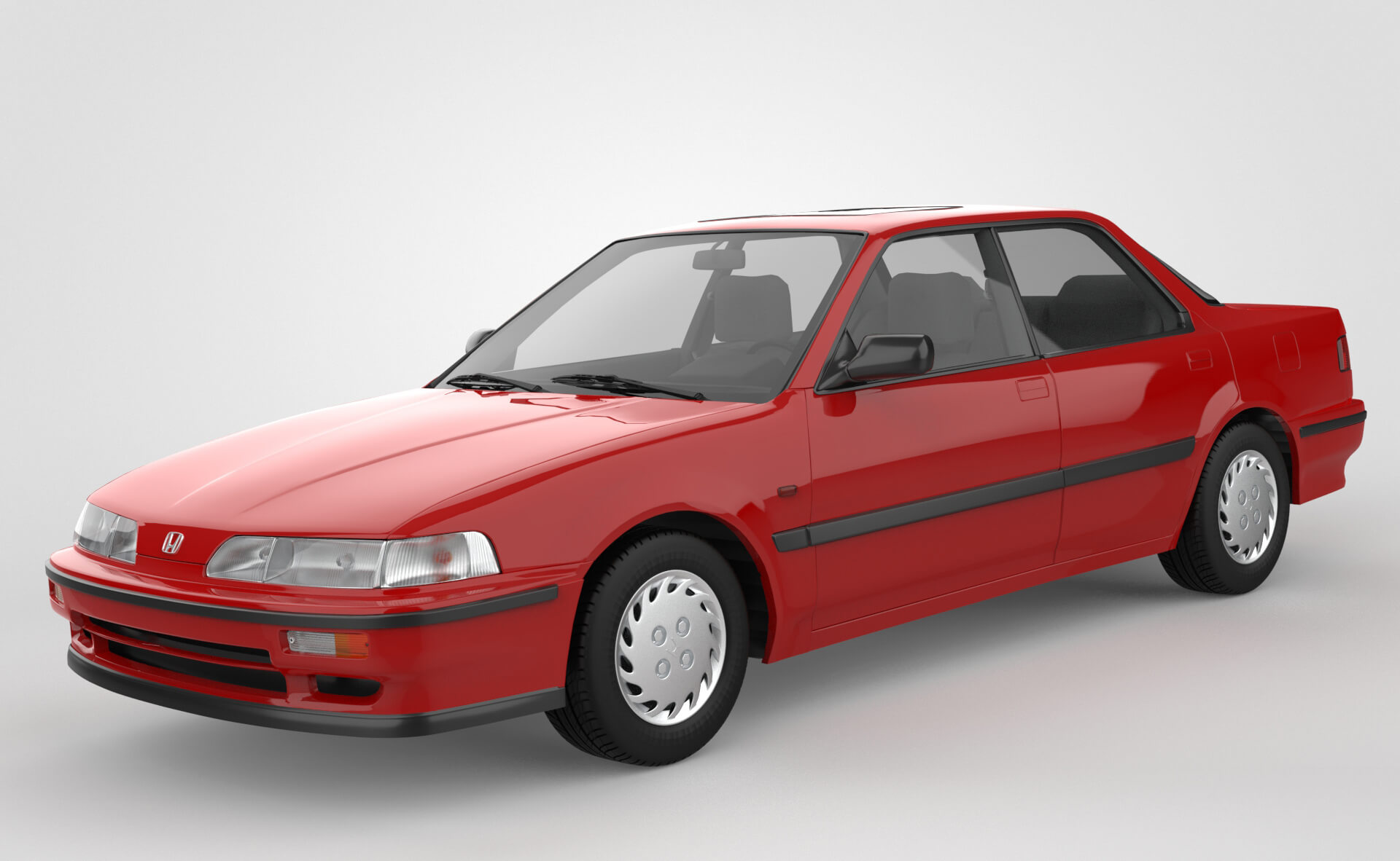 Honda Integra 1990 - 3D Model by Carmodels3D