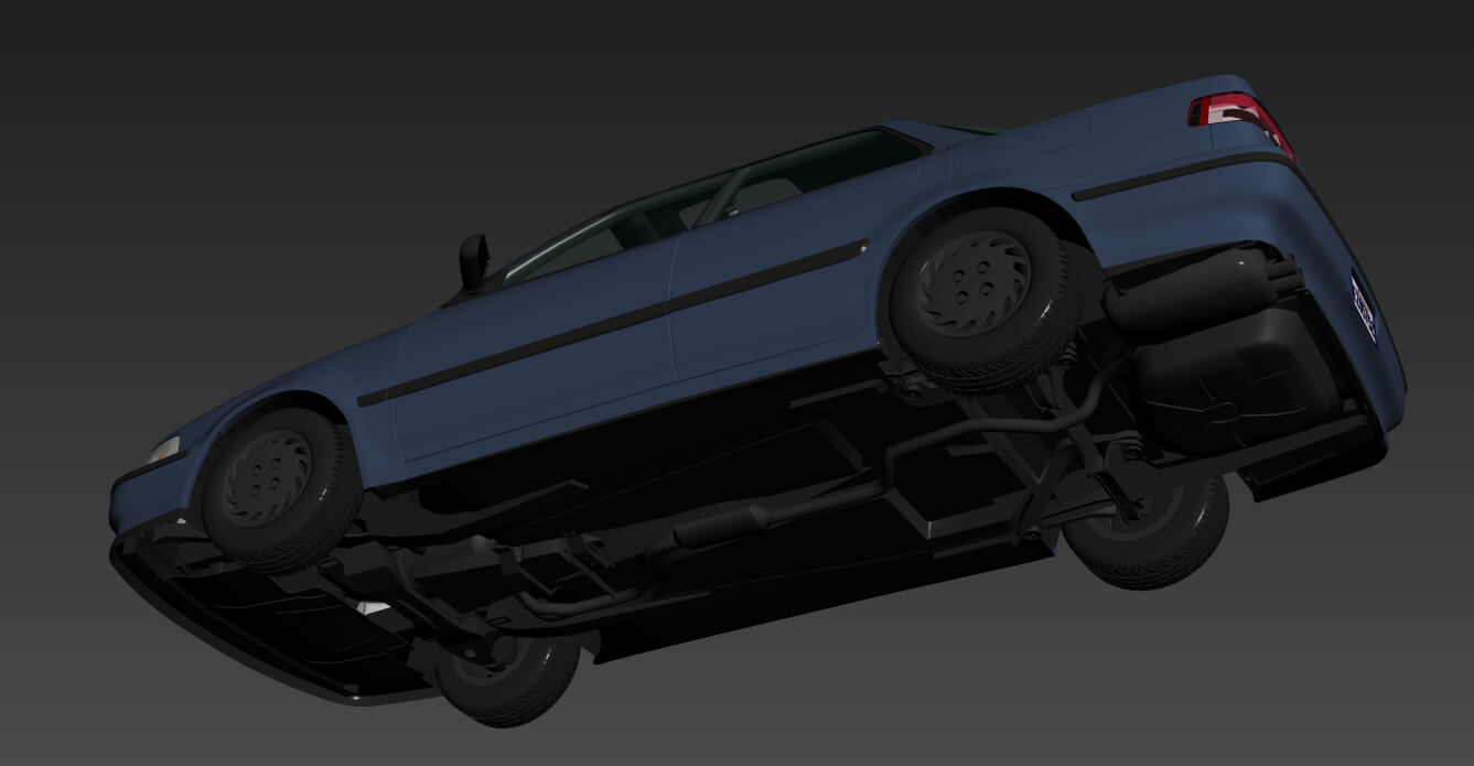 Honda Integra 1990 - 3D Model by Carmodels3D