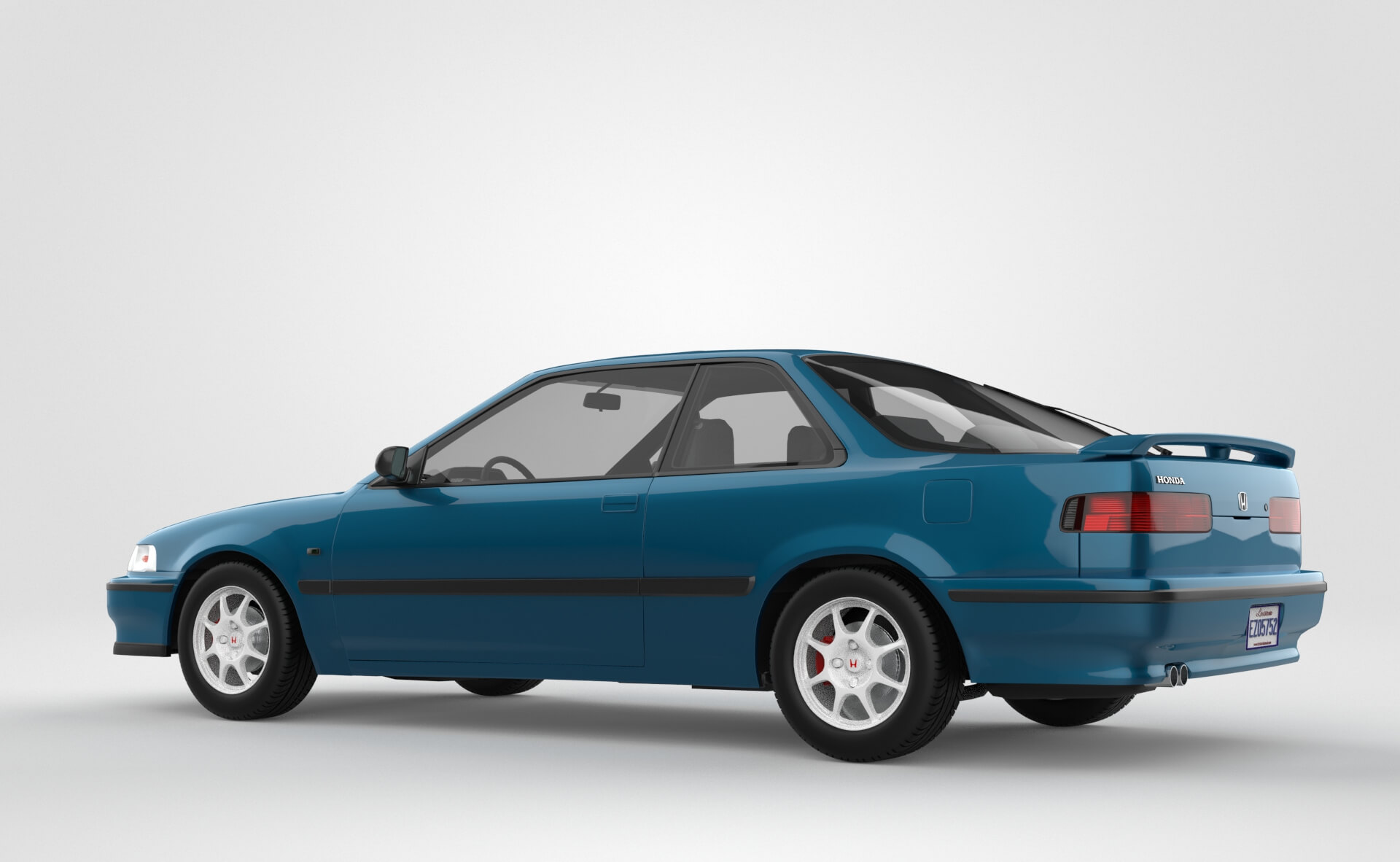 Honda Integra Coupe 1990 - 3D Model by Carmodels3D