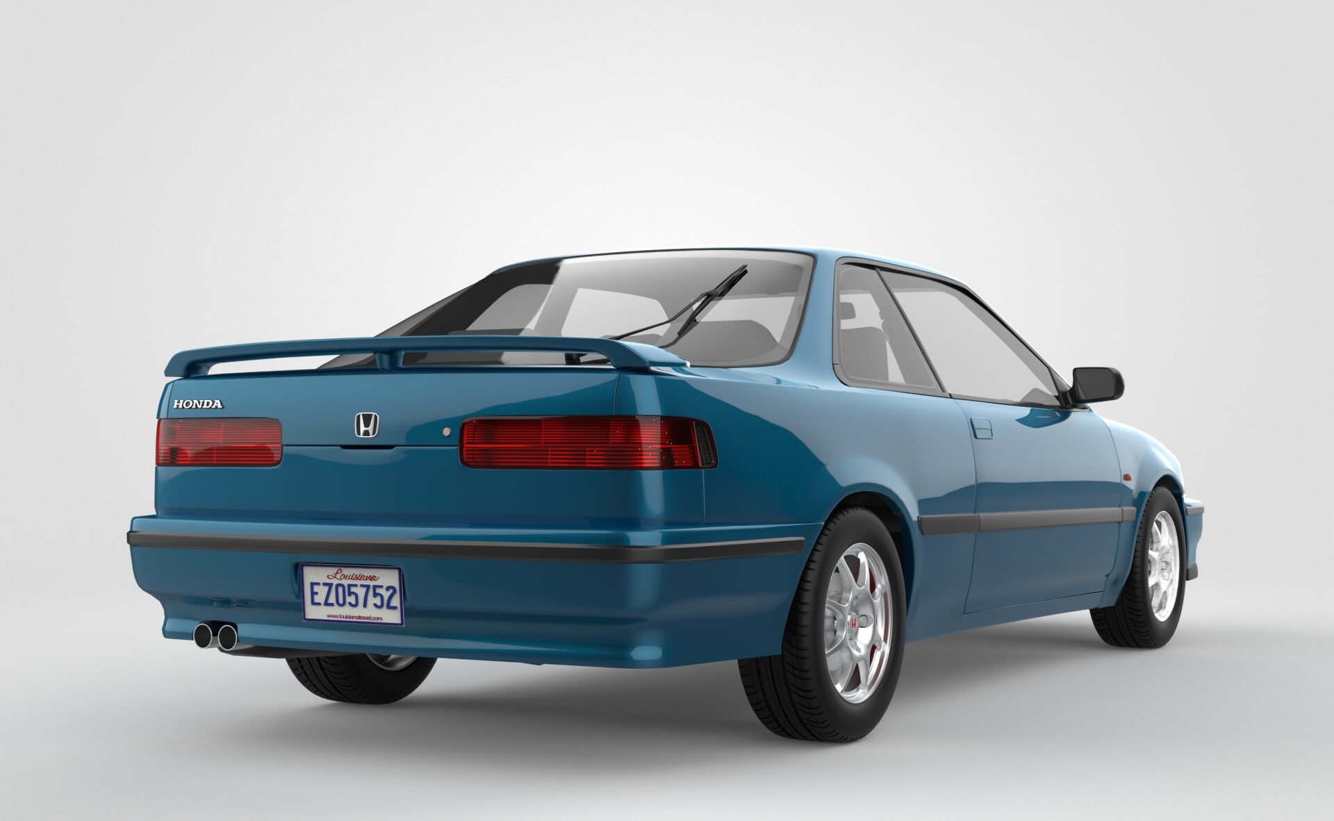 Honda Integra Coupe 1990 - 3D Model by Carmodels3D