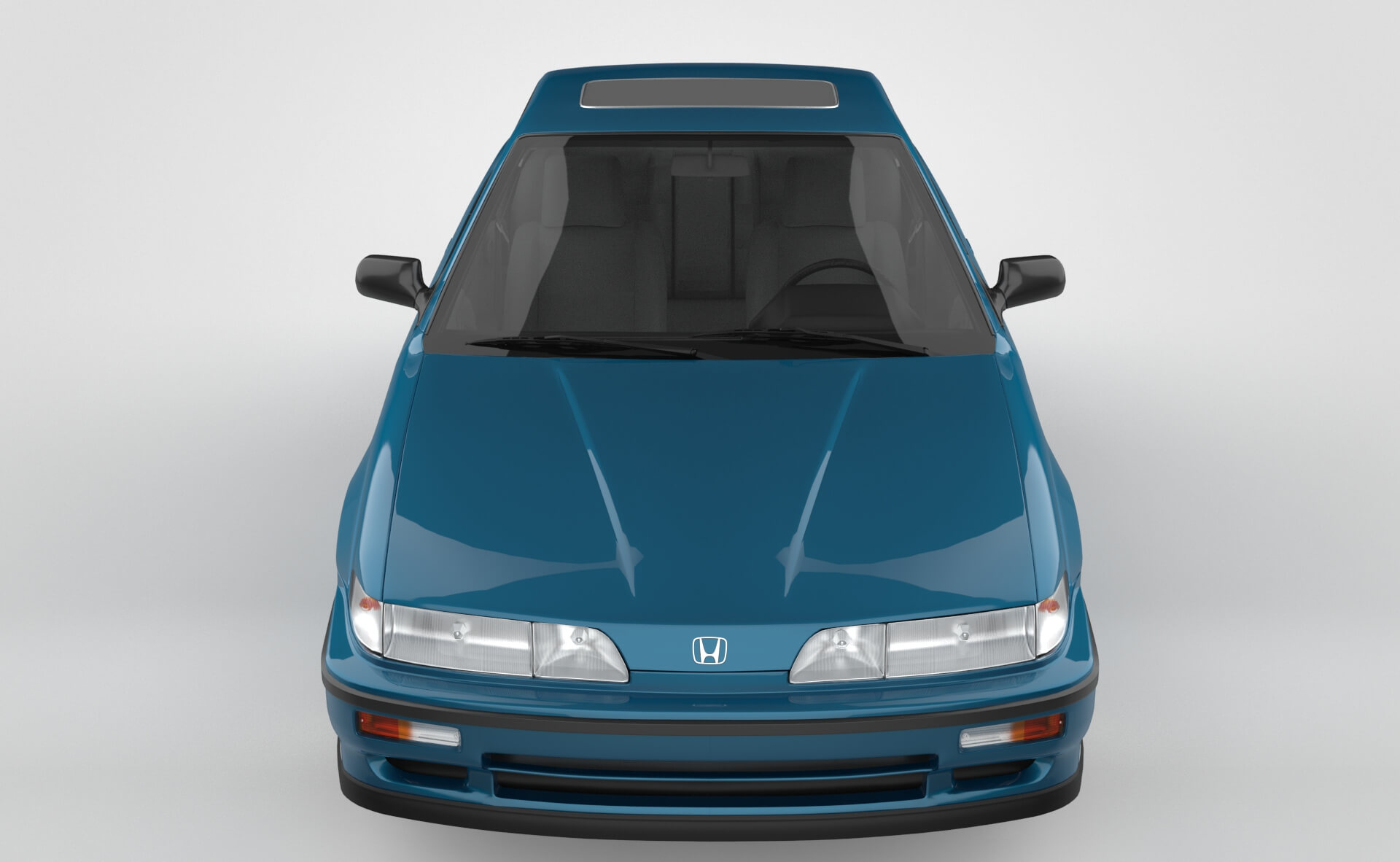 Honda Integra Coupe 1990 - 3D Model by Carmodels3D