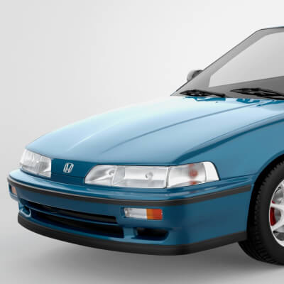 Honda Integra Coupe 1990 - 3D Model by Carmodels3D