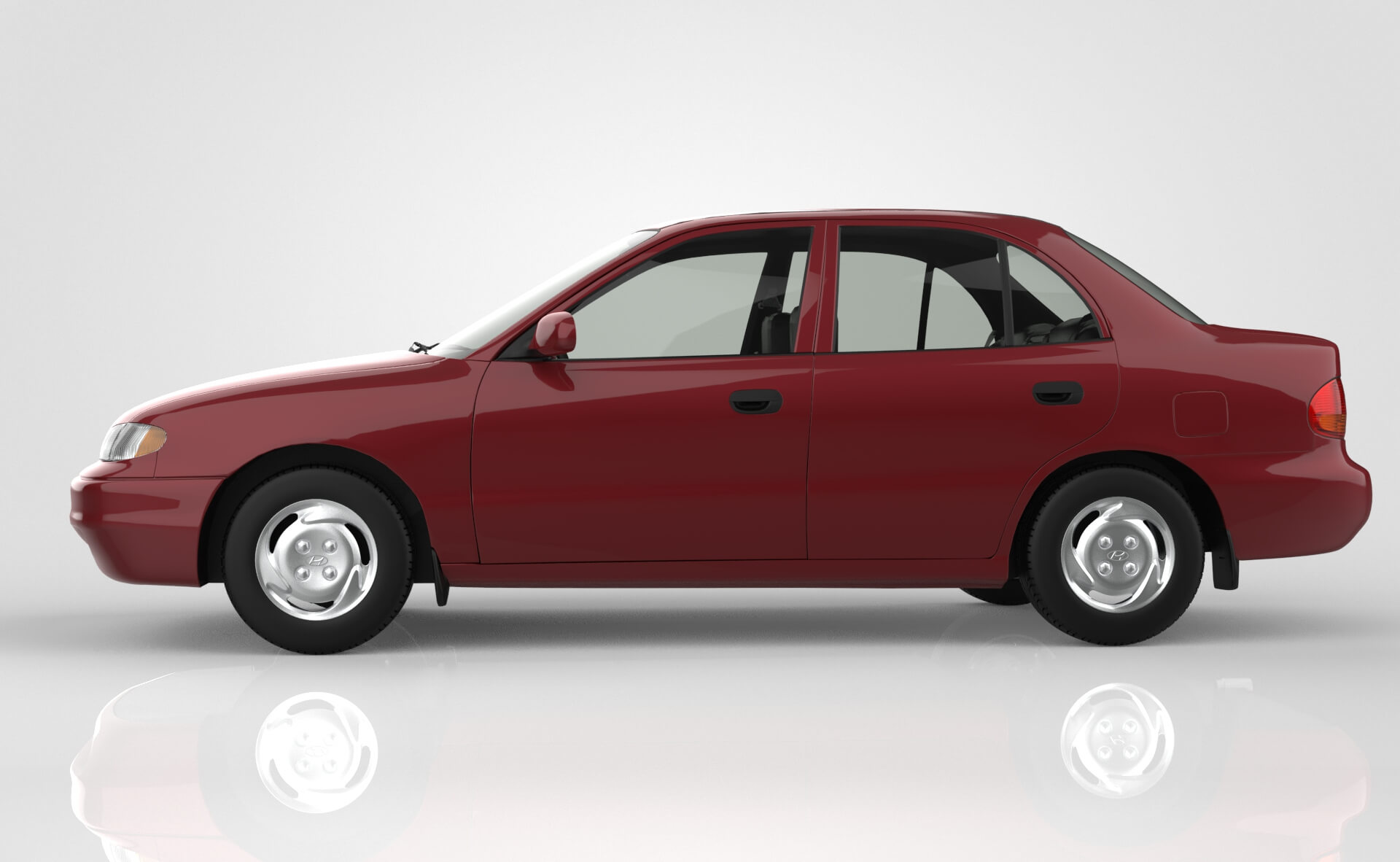 Hyundai Accent 1996 - 3D Model by Carmodels3D