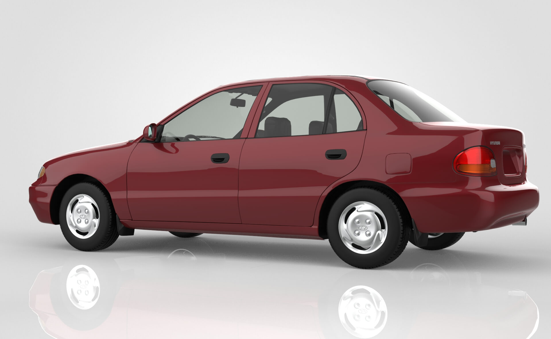 Hyundai Accent 1996 - 3D Model by Carmodels3D
