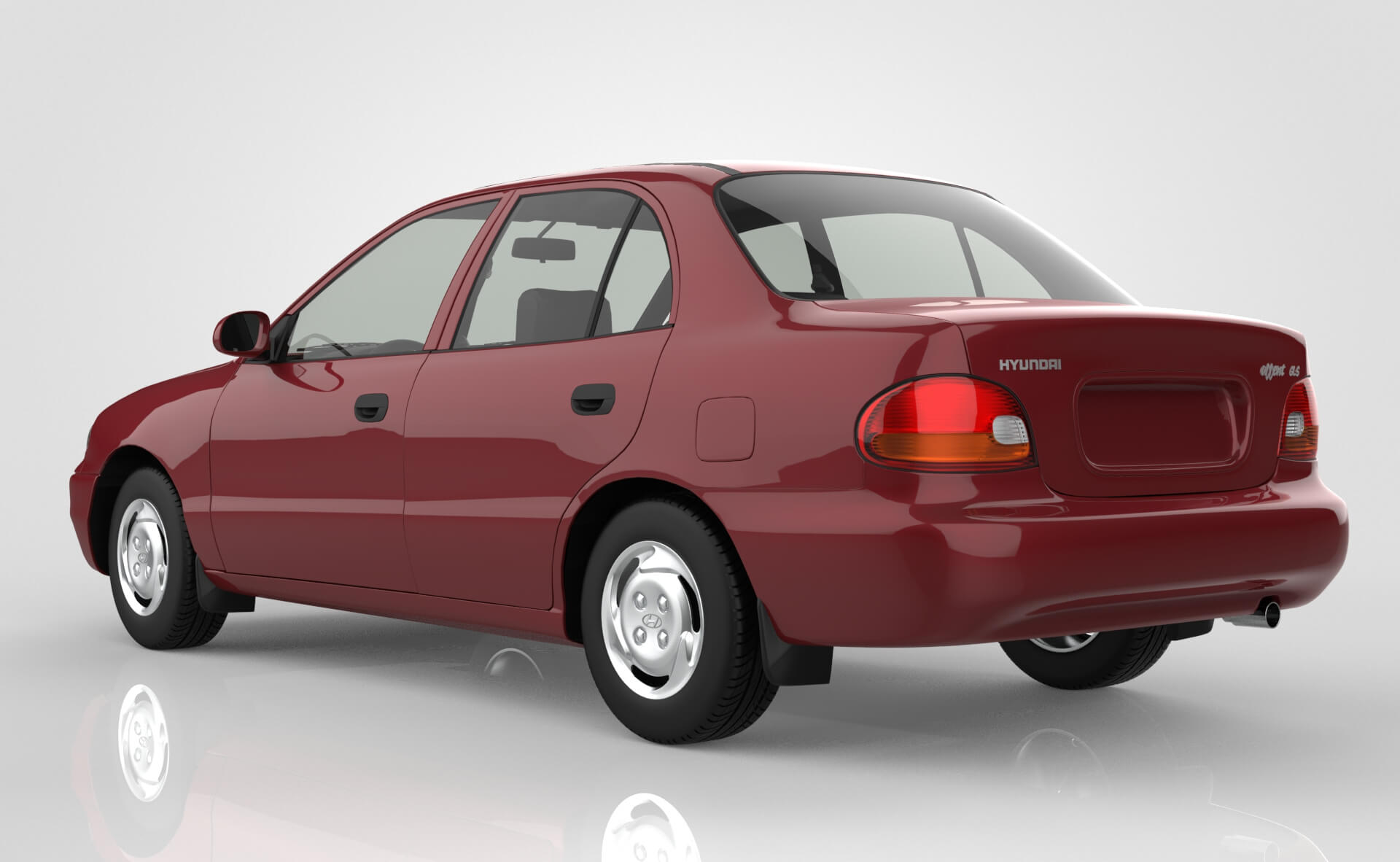 Hyundai Accent 1996 - 3D Model by Carmodels3D