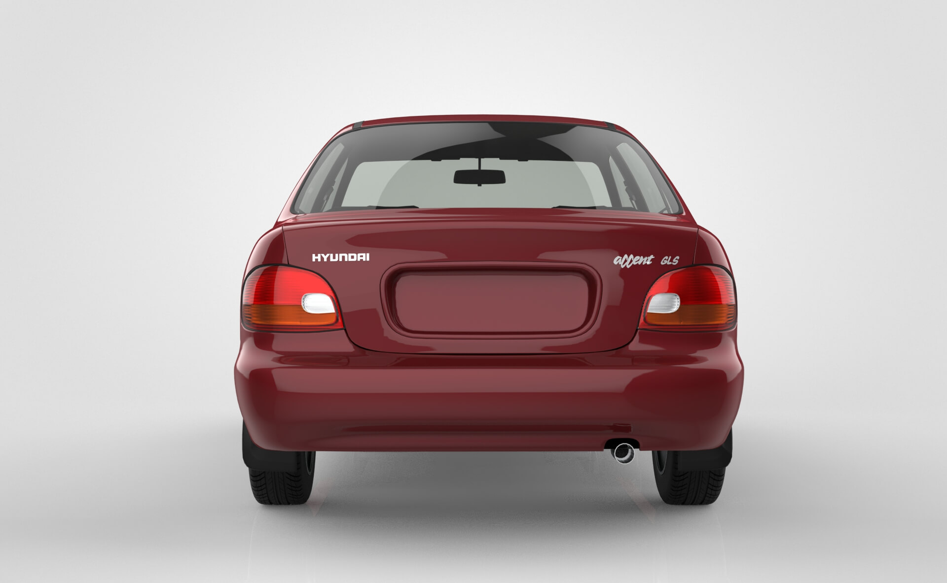 Hyundai Accent 1996 - 3D Model by Carmodels3D