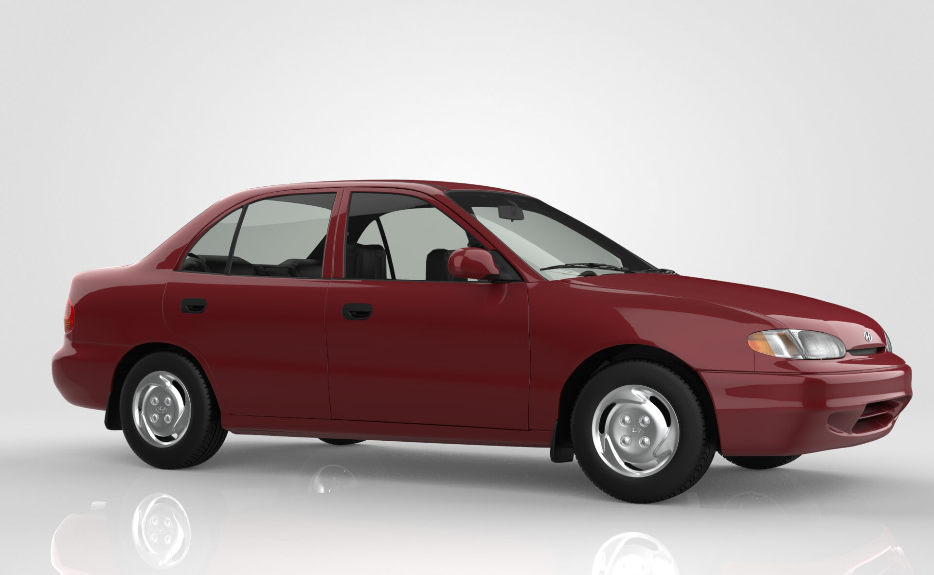 Hyundai Accent 1996 - 3D Model by Carmodels3D