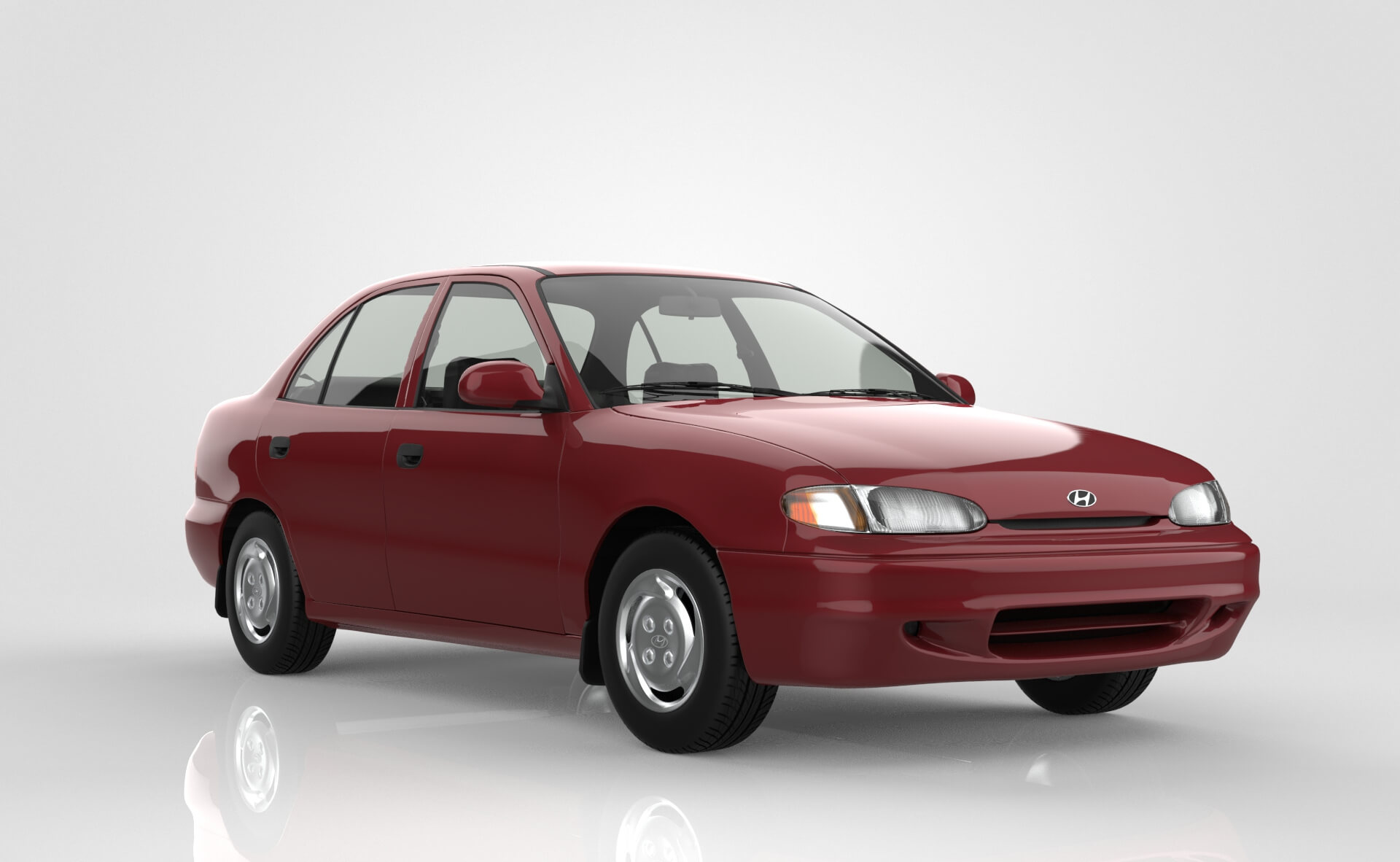 Hyundai Accent 1996 - 3D Model by Carmodels3D