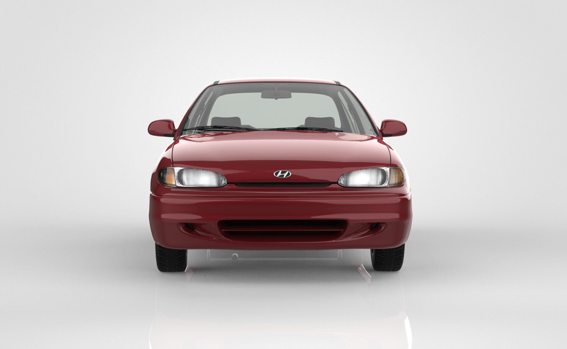 Hyundai Accent 1996 - 3D Model by Carmodels3D