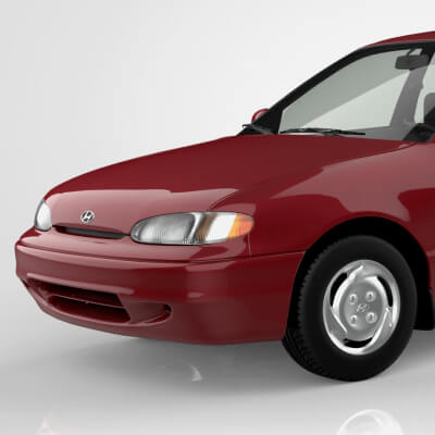 Hyundai Accent 1996 - 3D Model by Carmodels3D