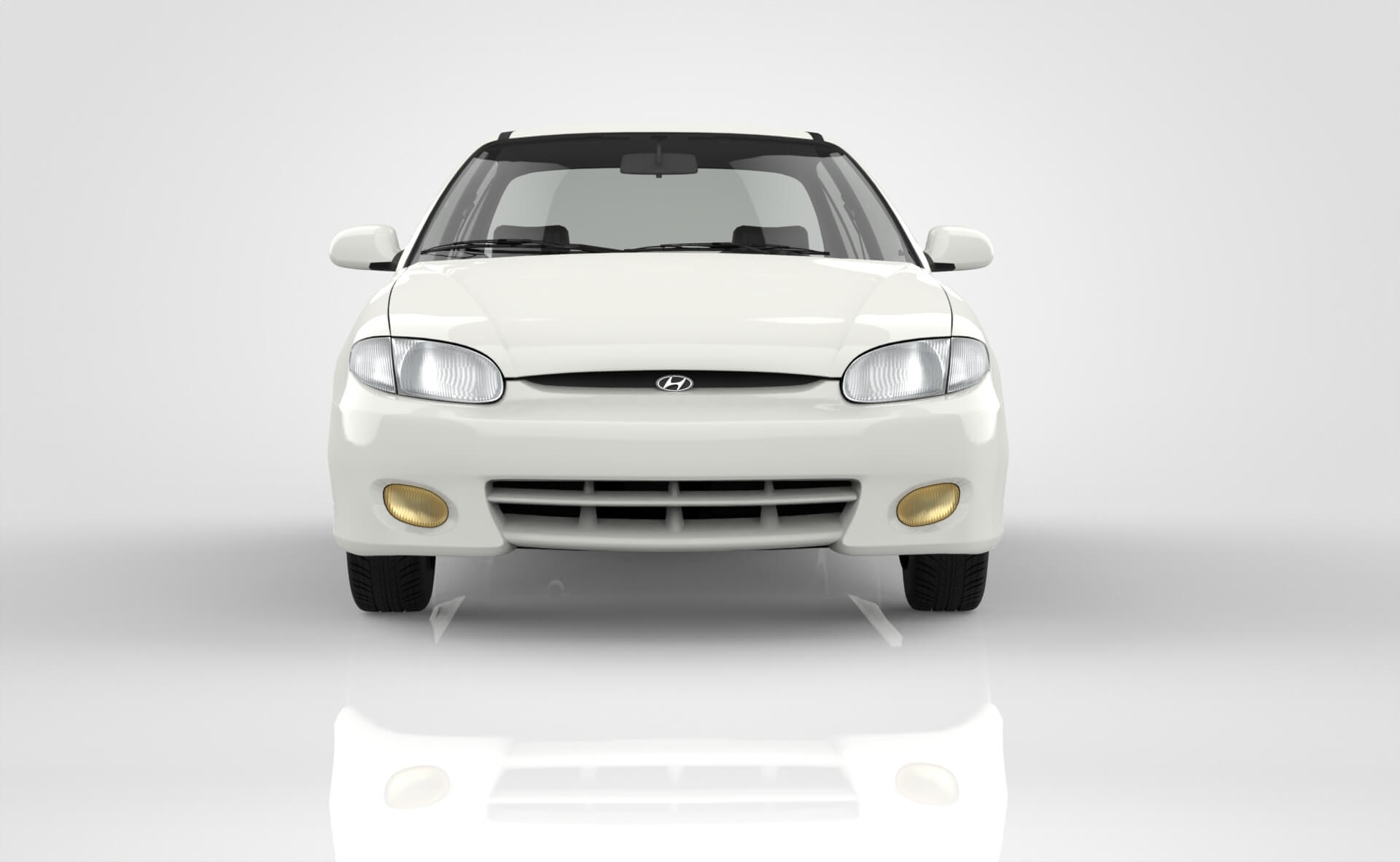 Hyundai Accent 1998 - 3D Model by Carmodels3D