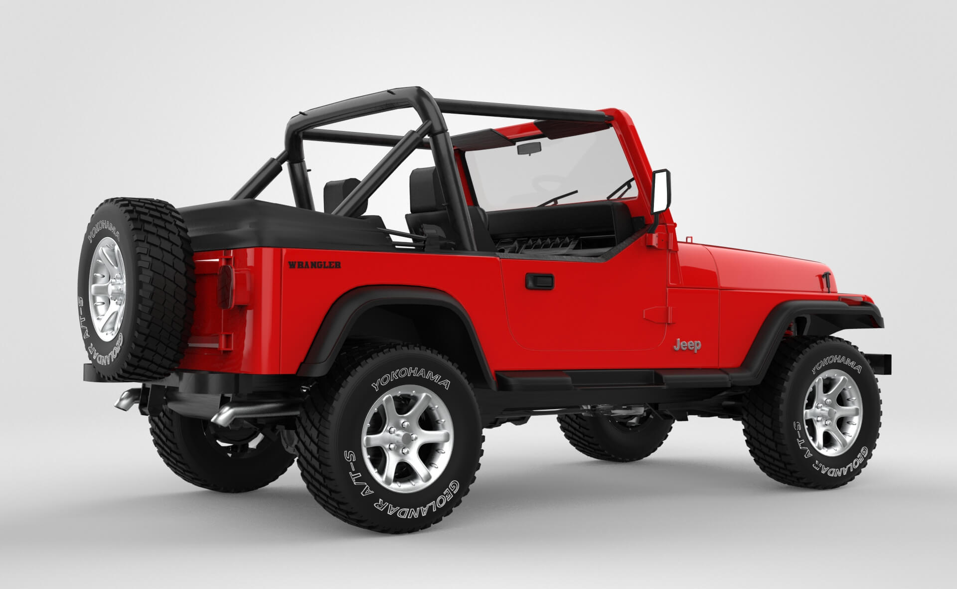 Jeep Wrangler Yj 1987 - 3D Model by Carmodels3D