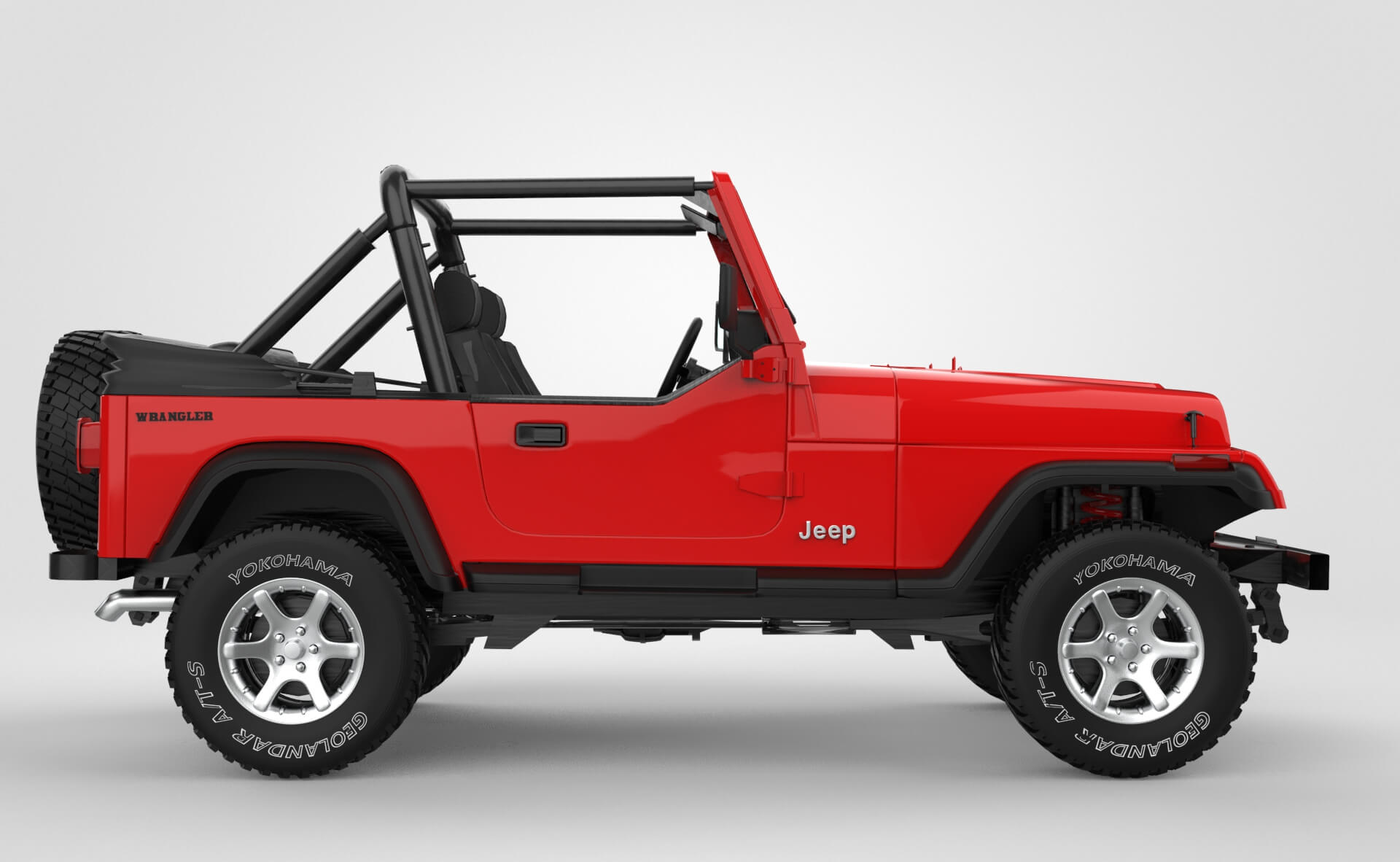 Jeep Wrangler Yj 1987 - 3D Model by Carmodels3D