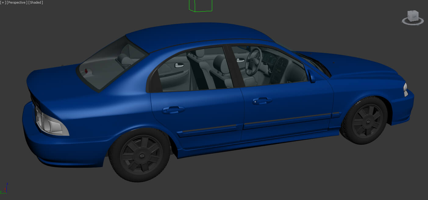 Kia Optima 2003-2004 3D Model by Carmodels3D