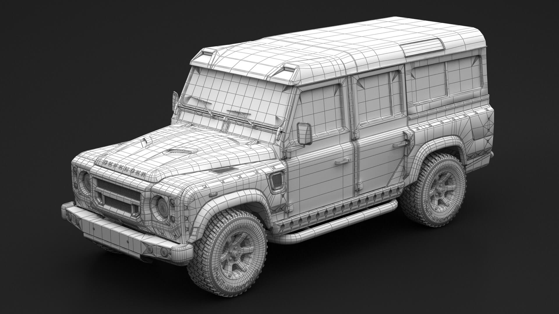 Land Rover Defender - 3D Model by Carmodels3D