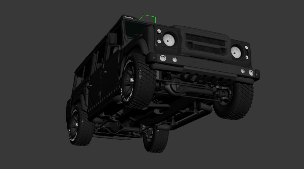 Land Rover Defender - 3D Model by Carmodels3D